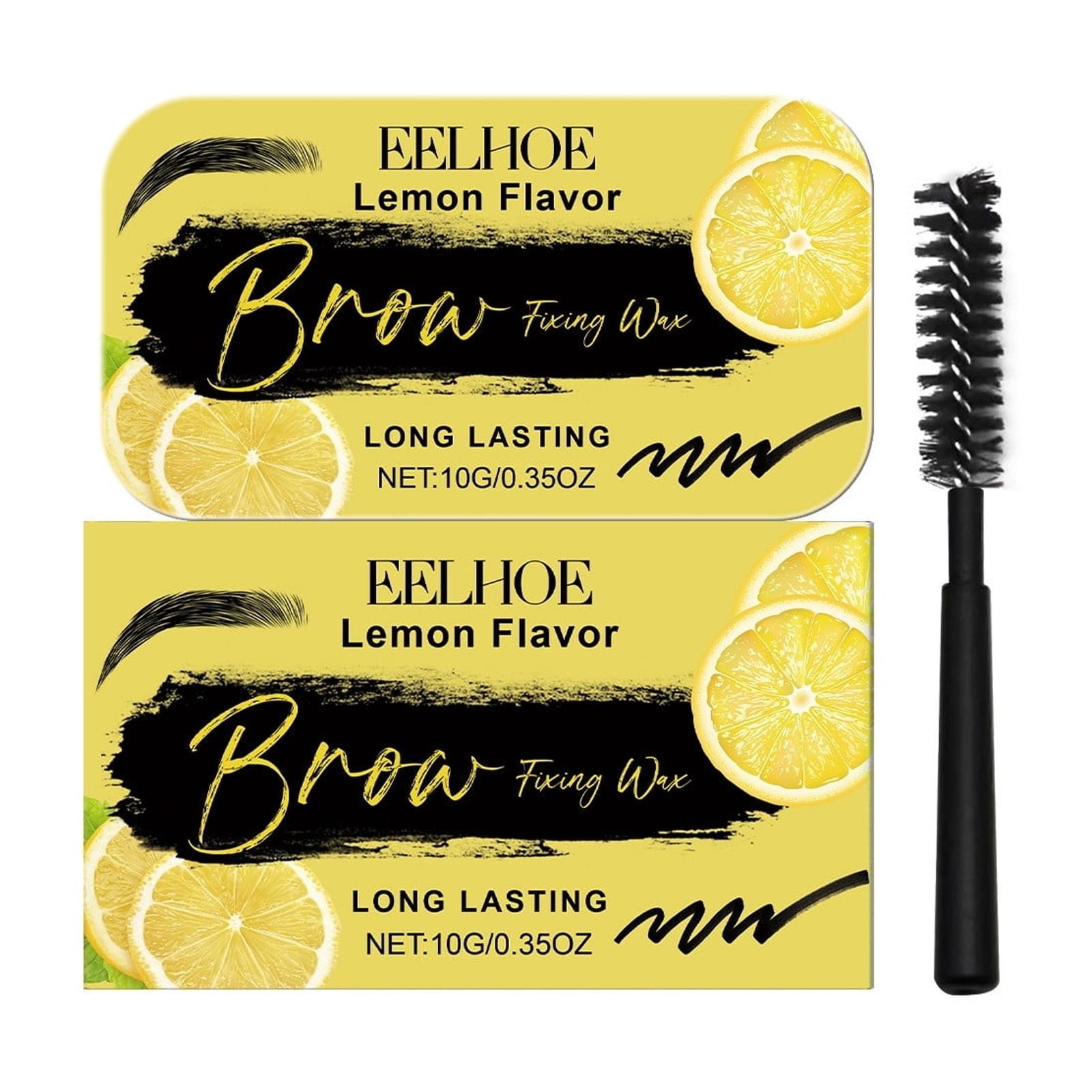 Qaailabf Brow Fixing Wax Kit with Aloe Flavor, 3 Brow Shaping Soaps, 90 ...