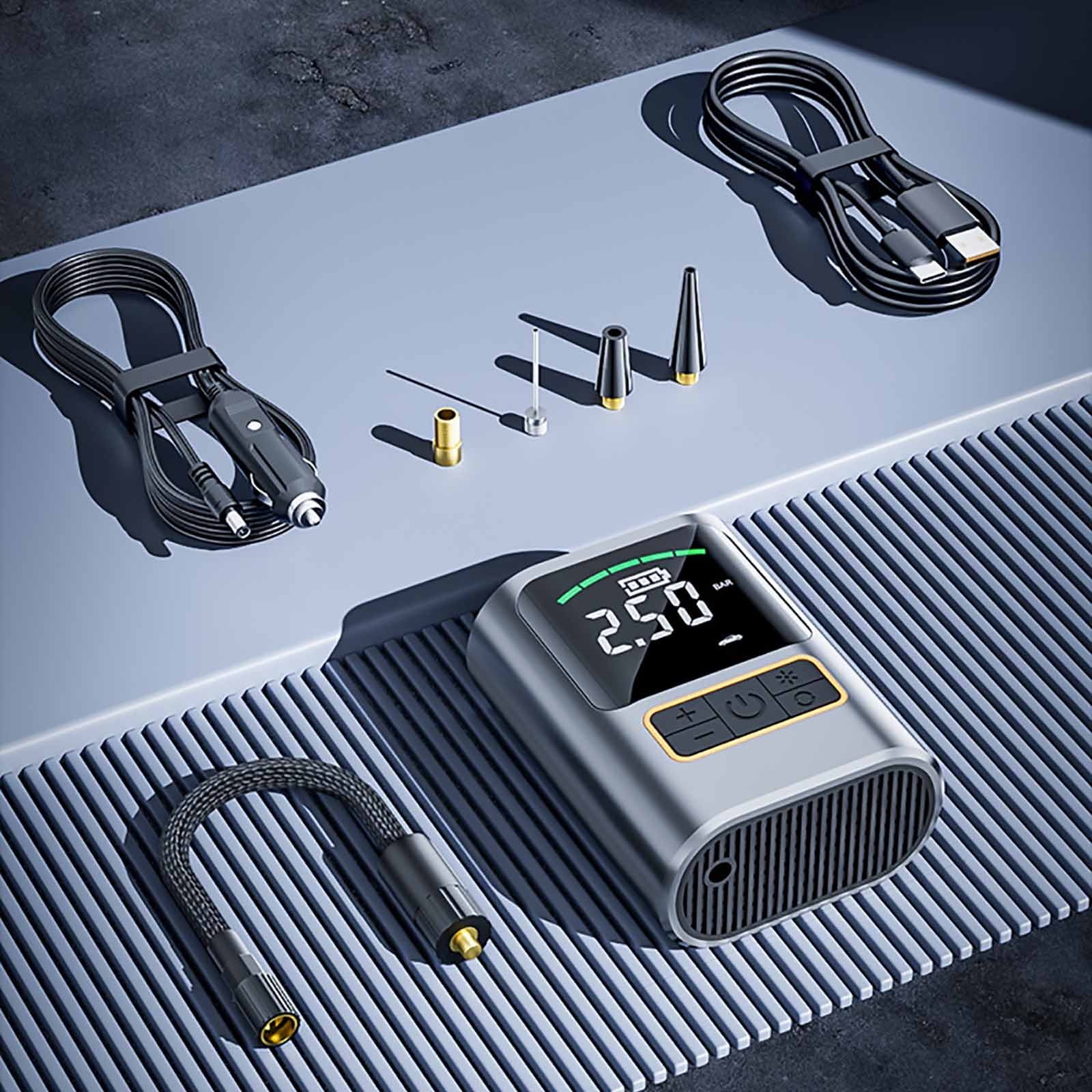 Qaailabf Car Mounted Wireless Inflator Pump High Pressure Portable Tire ...