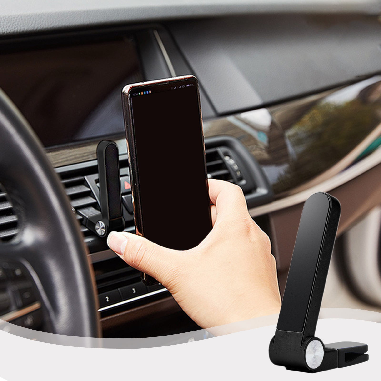 Qaailabf Car Phone Stand | Magnetic Adsorption | Adjustable Tilt Angle ...