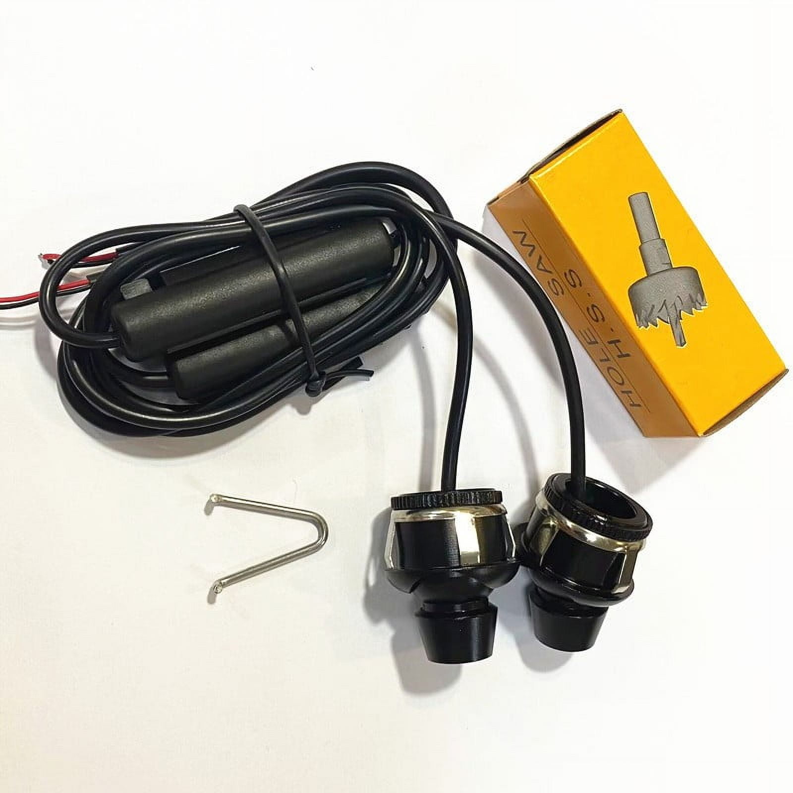 Qaailabf Car Rearview Mirror Welcome Light with Wing Projection Laser ...