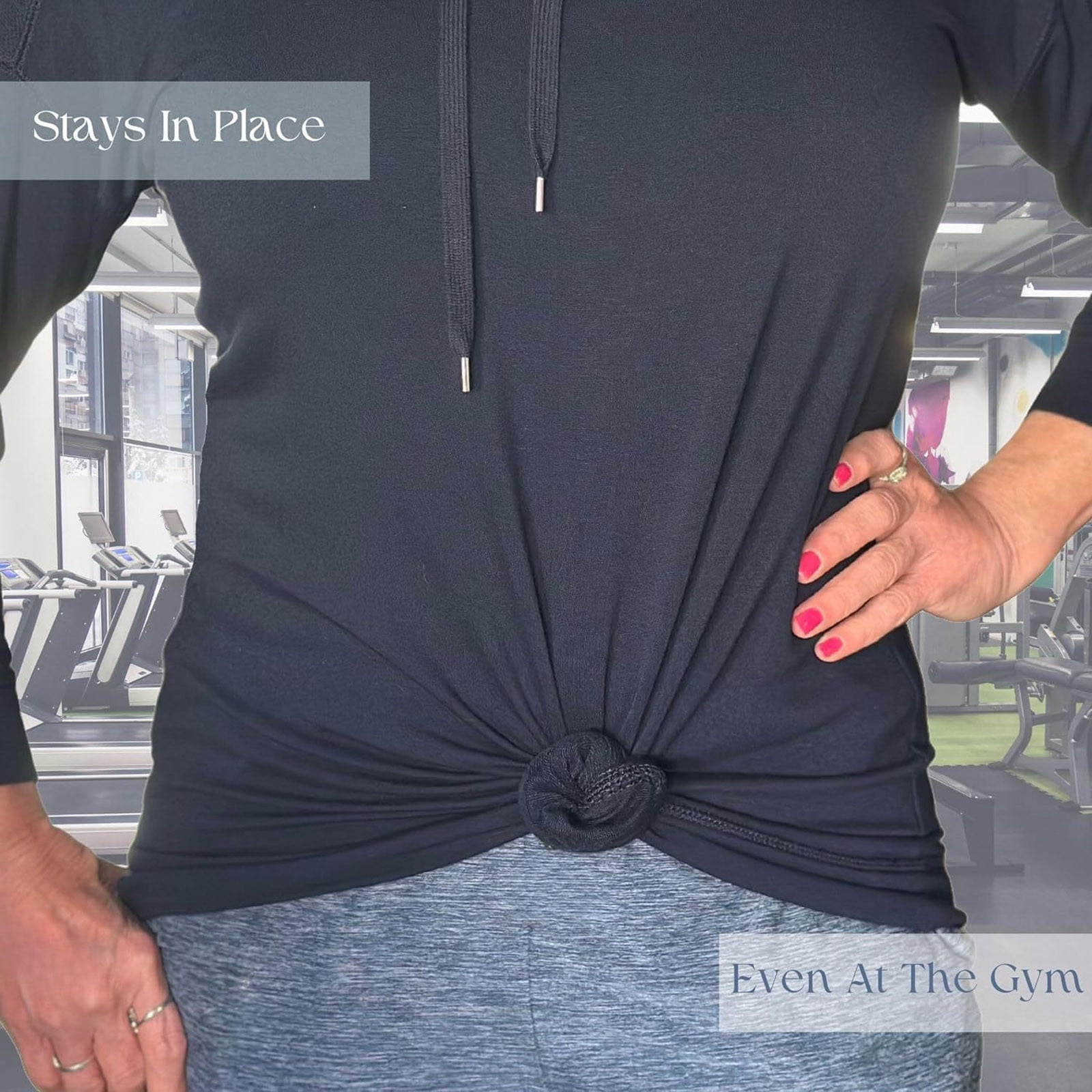 Qaailabf Clothing Cinch Clip Button Style Shirt Shaper for Women ...