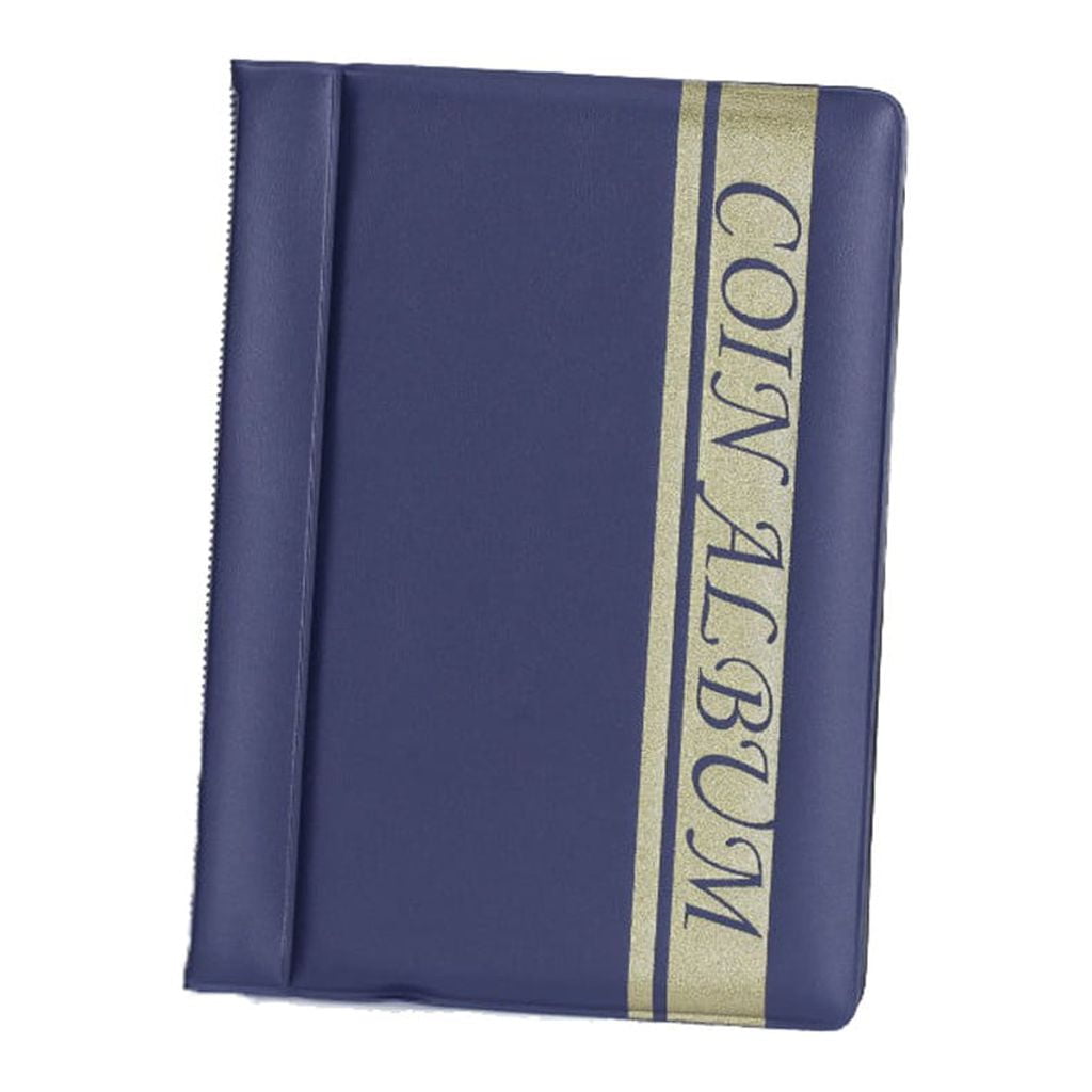 Qaailabf Coin Collection Album 120 Pockets, 10 Pages, Portable ...