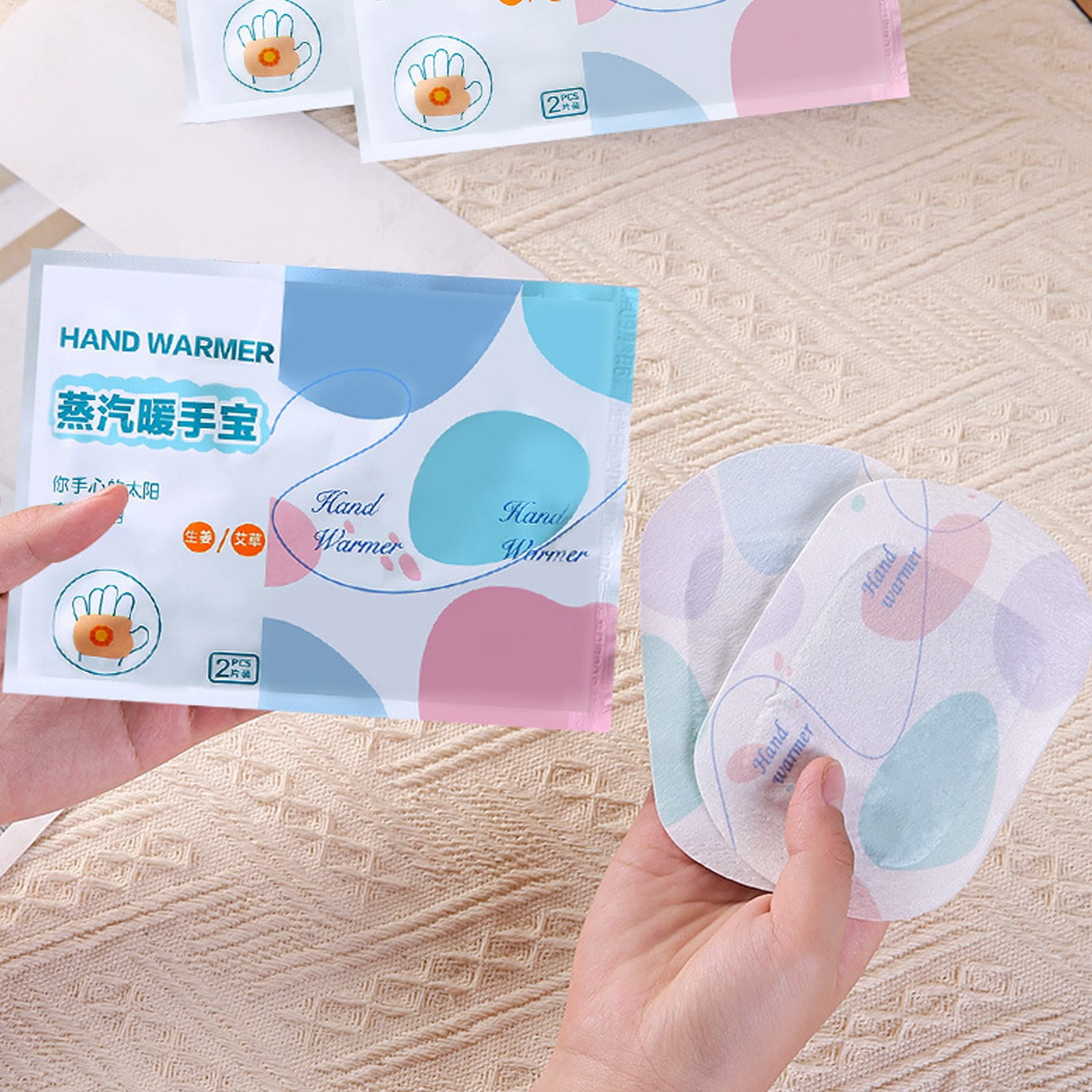 Qaailabf Disposable Hand & Body Warmer Patches 2-Pack - 8 Hour Heat ...