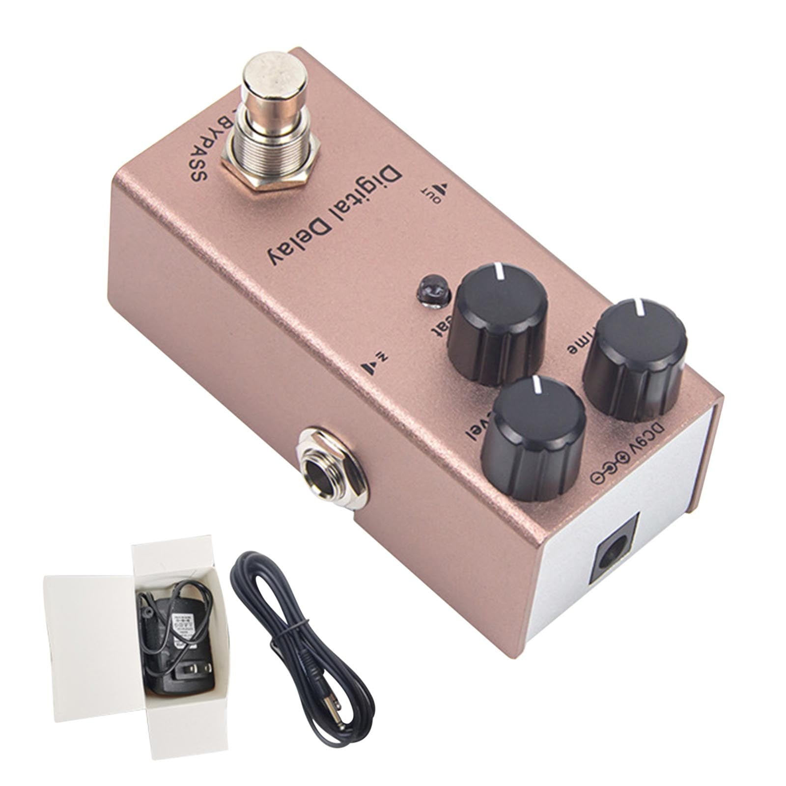 Qaailabf Electric Guitar Effects Pedal Metal Distortion Overdrive ...