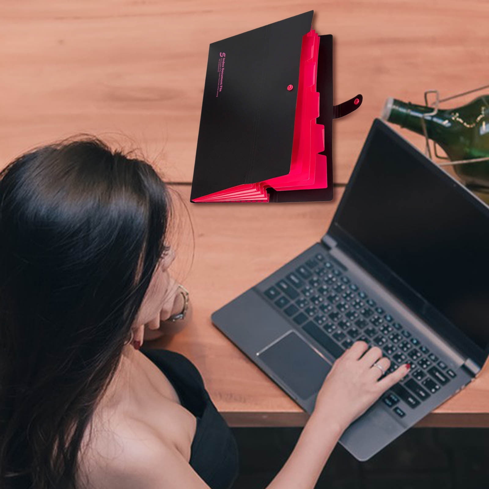 Qaailabf Expandable Accordion File Folder Organizer 13 Pocket Document ...