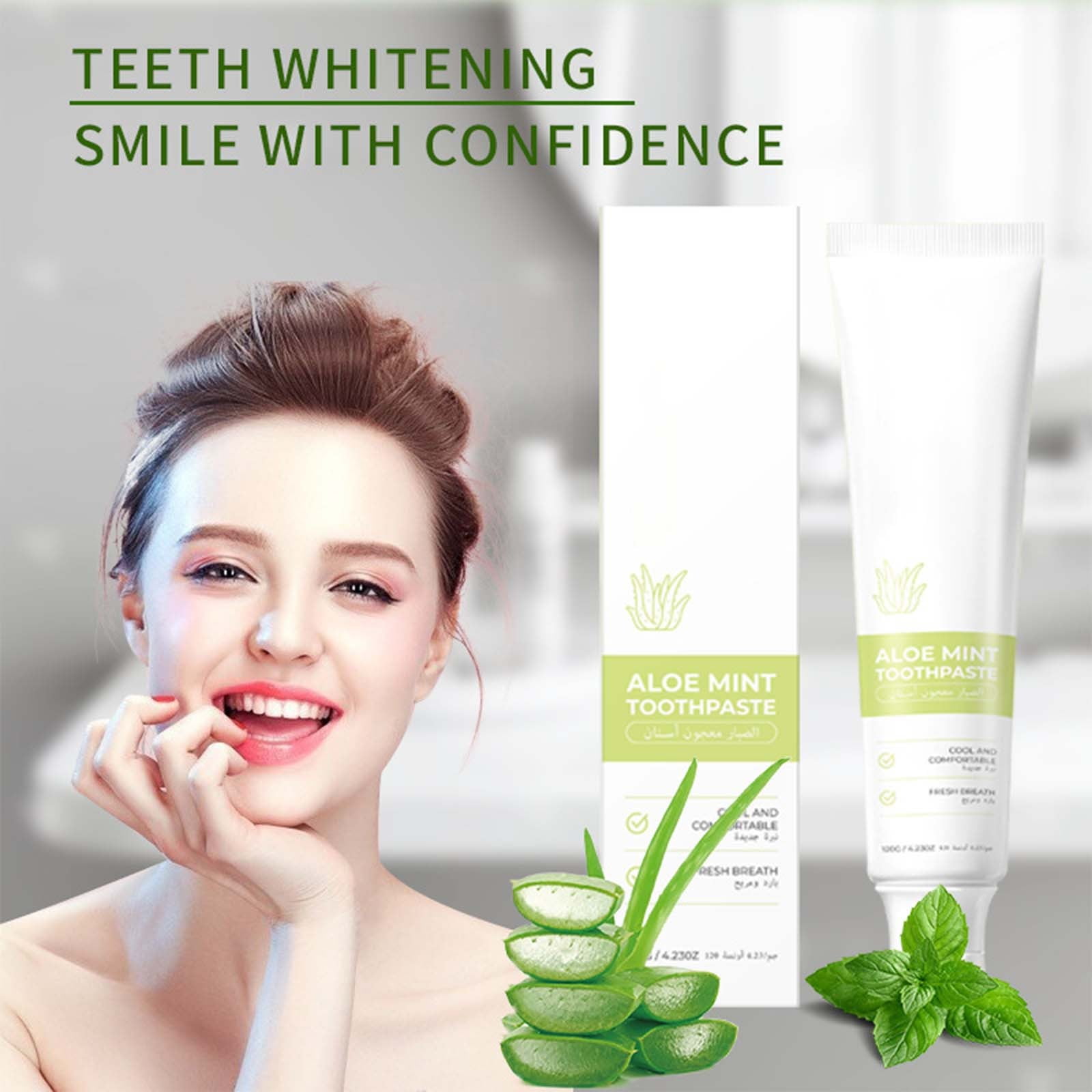 Qaailabf Fresh Breath Aloe Mint Toothpaste 120g - Natural Teeth ...
