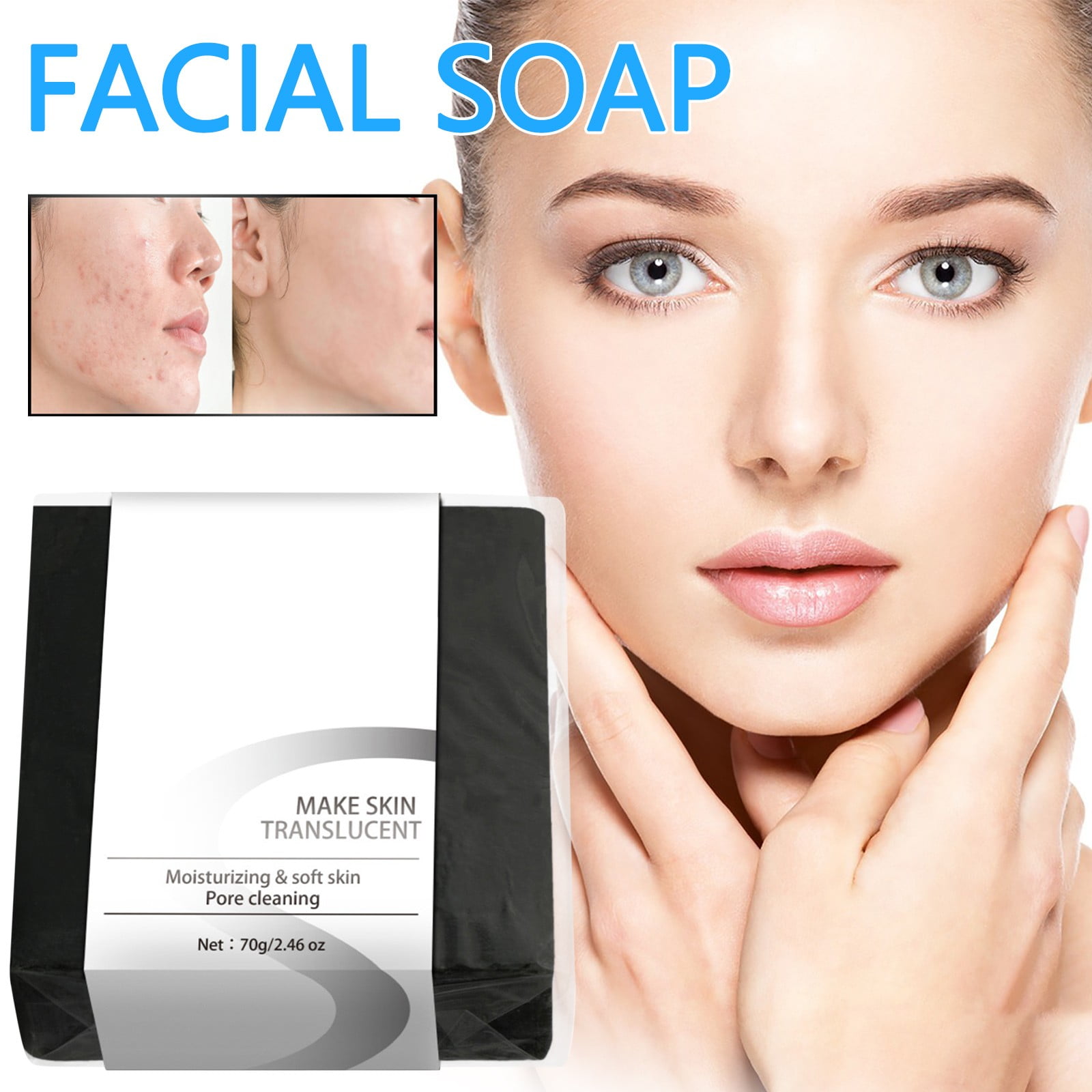Qaailabf Gentle Hydrating Cleansing Soap for All Skin Types ...
