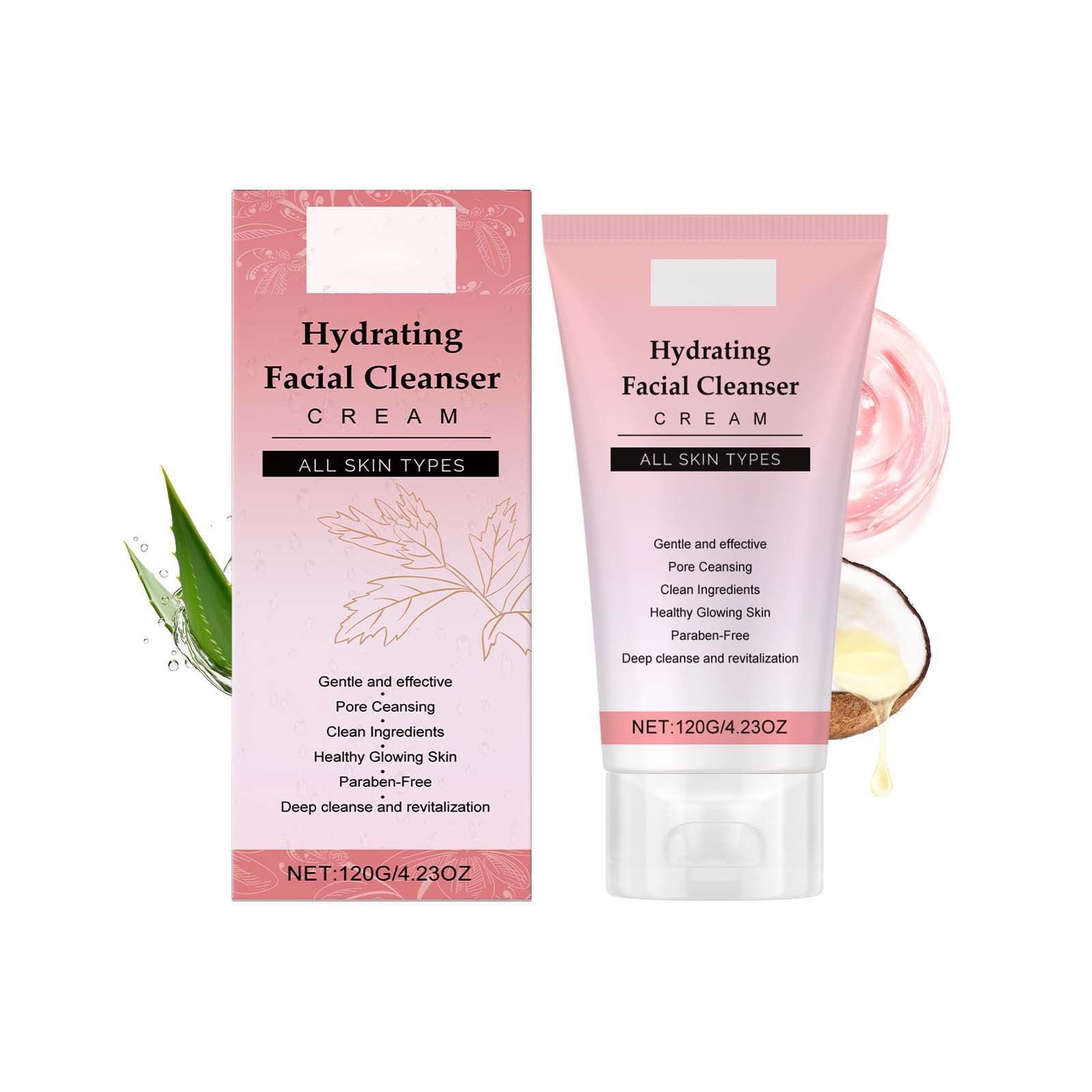 Qaailabf Gentle Moisturizing Face Cleanser 120g - Daily Facial Wash for ...