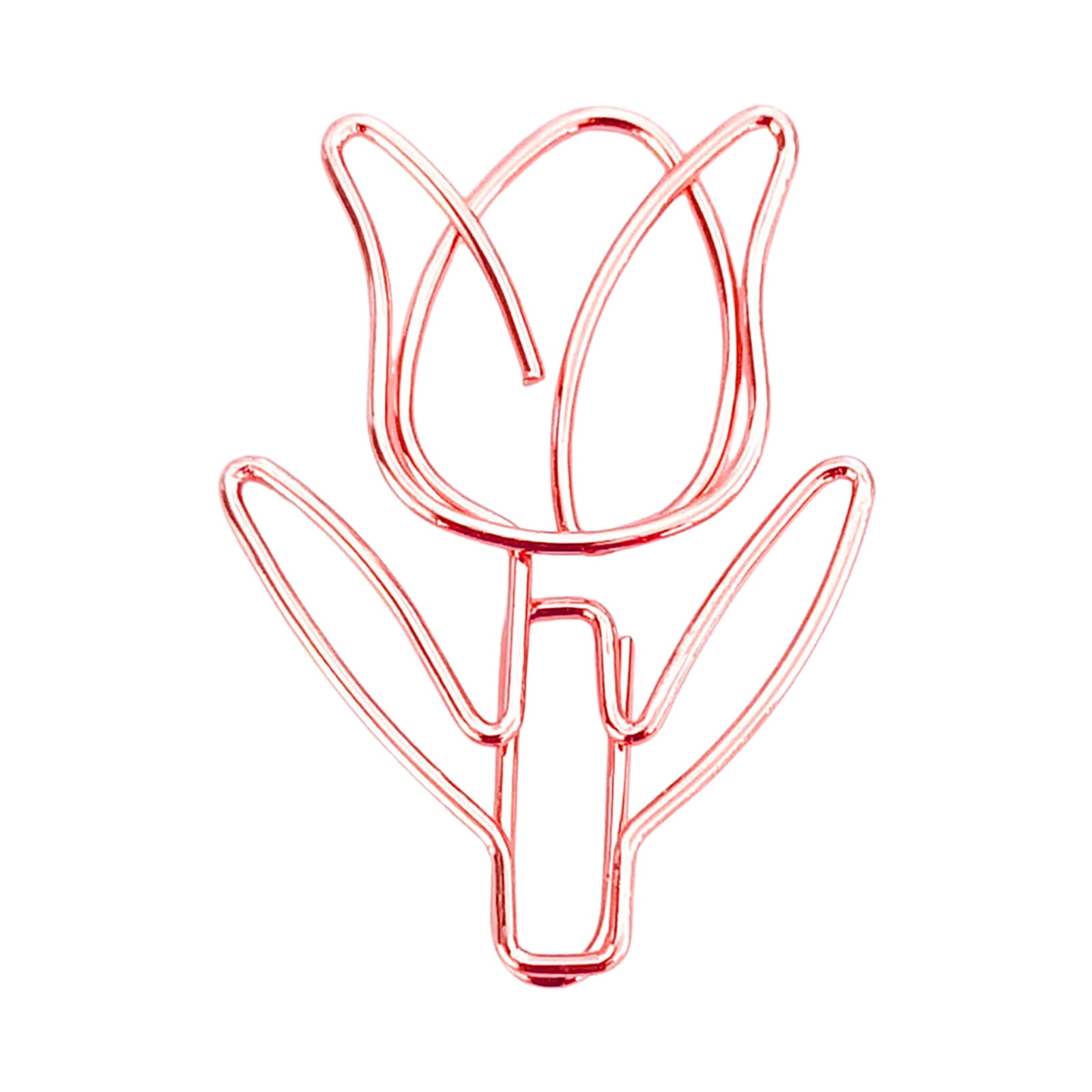 Qaailabf Gold Metal Paperclip | Rustproof Coated Decorative Paper Clip ...