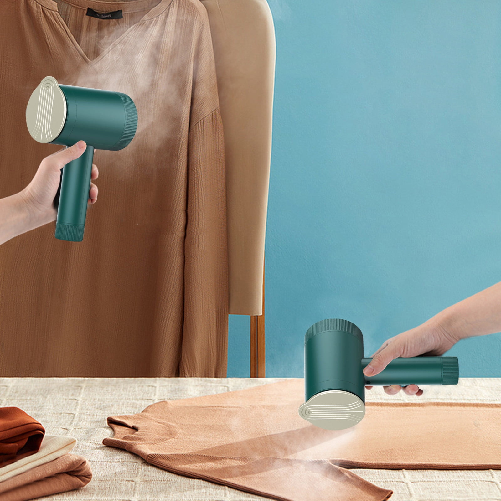 Qaailabf Handheld Garment Steamer Iron 2-in-1 Fabric Shaver Portable ...