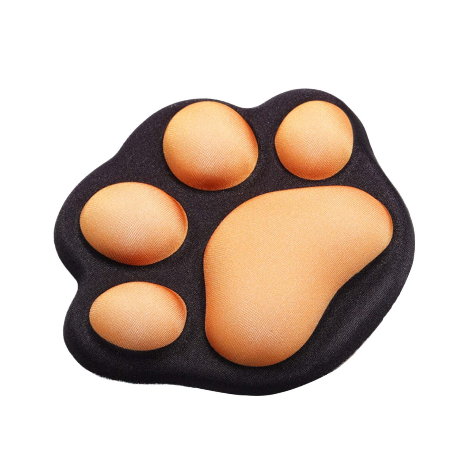 Qaailabf Cute Cats Paw Ergonomic Mouse Pad with Soft Silicone Wrist ...