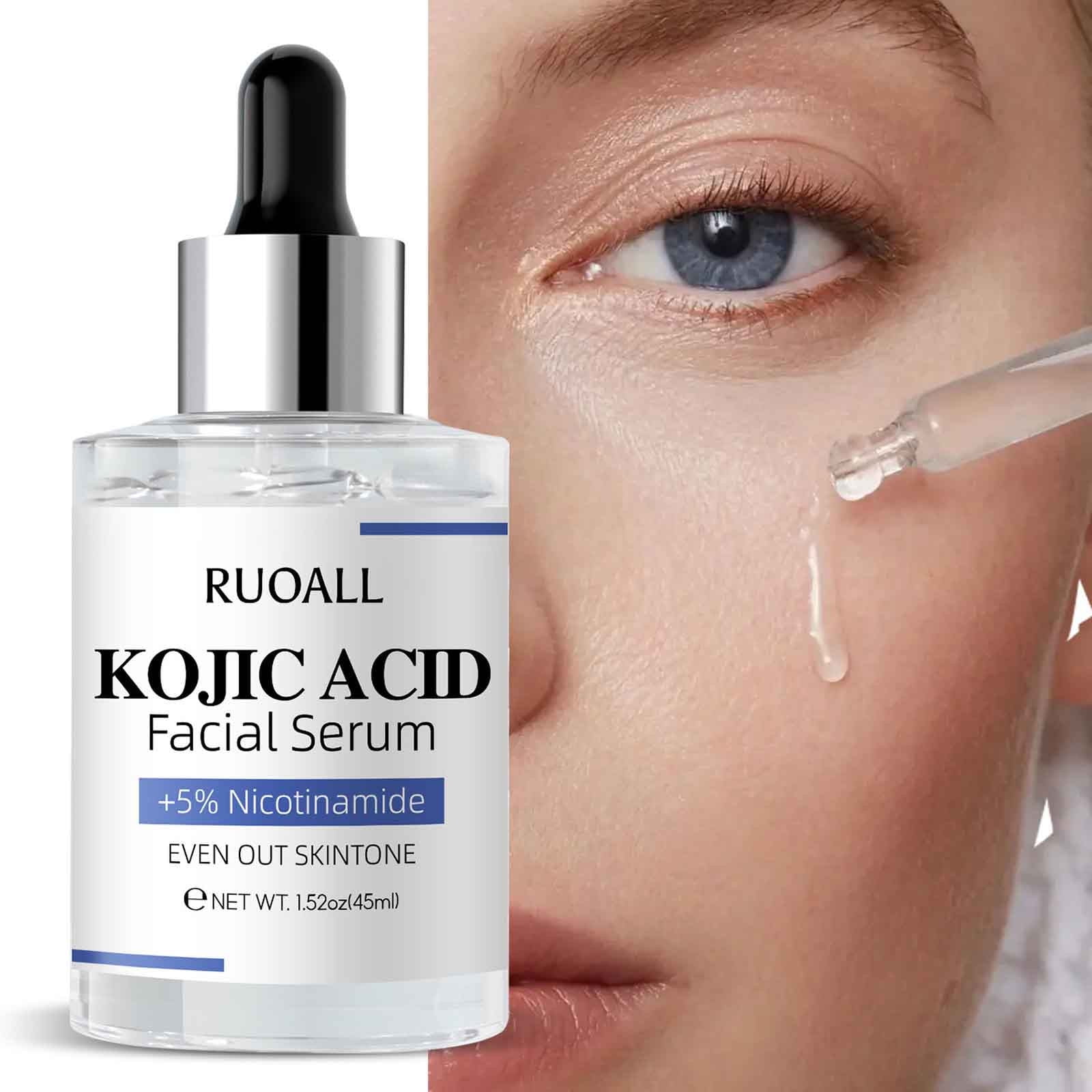Qaailabf Kojic Acid Facial Serum for Skin Tone Renewal | 5% Niacinamide ... Qaailabf Kojic Acid Facial Serum for Skin Tone Renewal | 5% Niacinamide ...