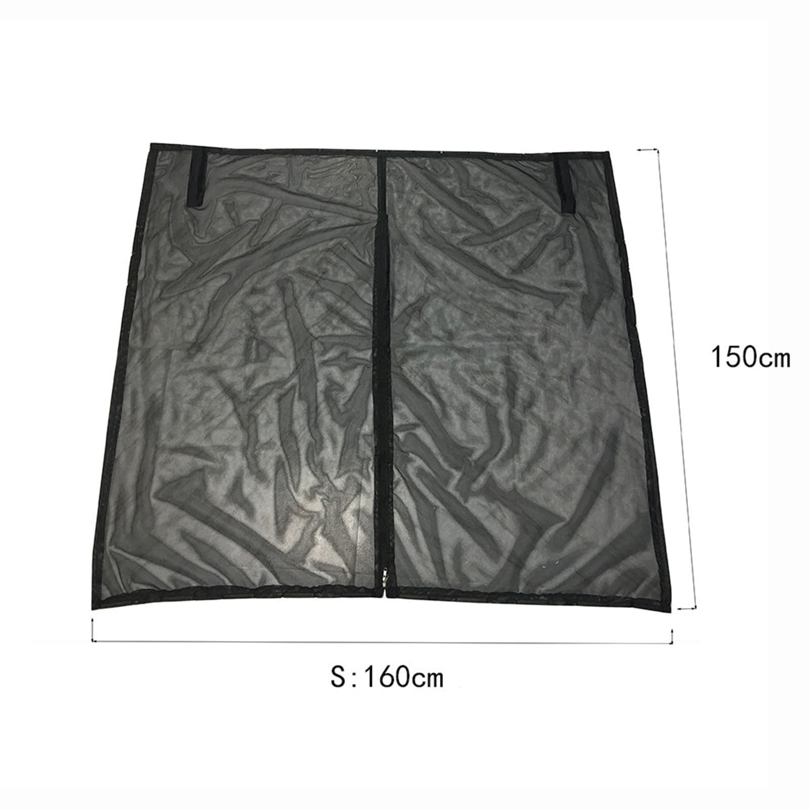 Qaailabf Magnetic Mesh Mosquito Net with Zipper - Car Door Curtain Sun ...