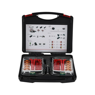 12V LED Magnetic Towing Tow Lights Kit Trailer RV Boat Dolly Brake ...