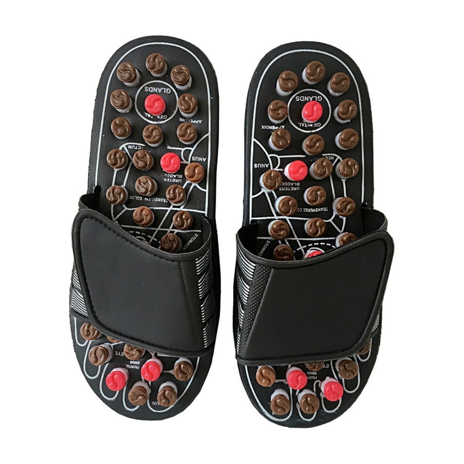 Qaailabf Reflexology Massage Slippers | Acupressure Foot Therapy | 82 ...