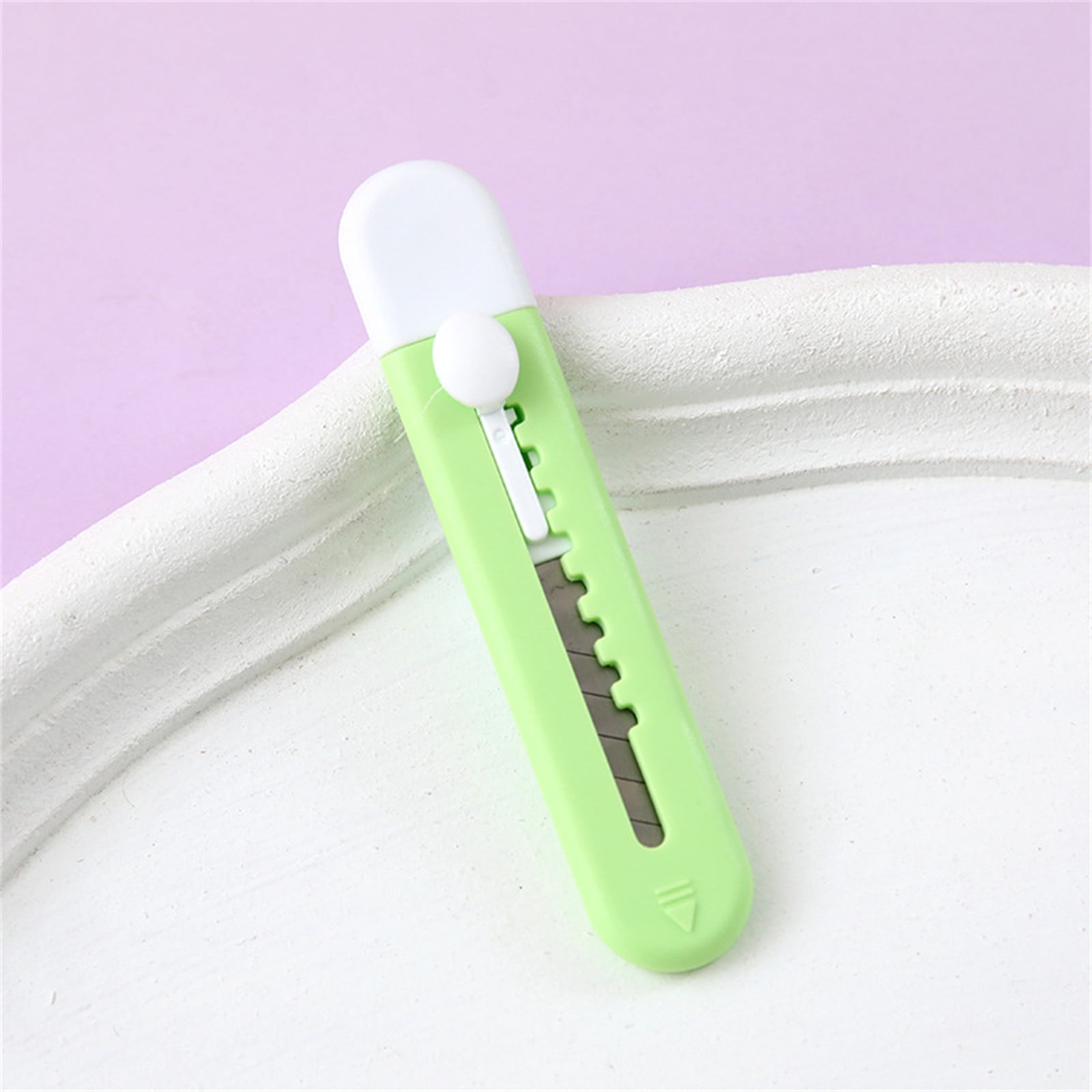 Qaailabf Mini Utility Knife Box Cutter with Safety Lock - Compact 3.74 ...