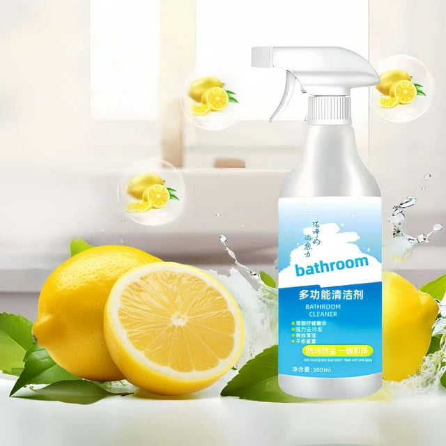 Qaailabf Multi-Purpose Bathroom Cleaner Spray 300ml for Tile Glass ...