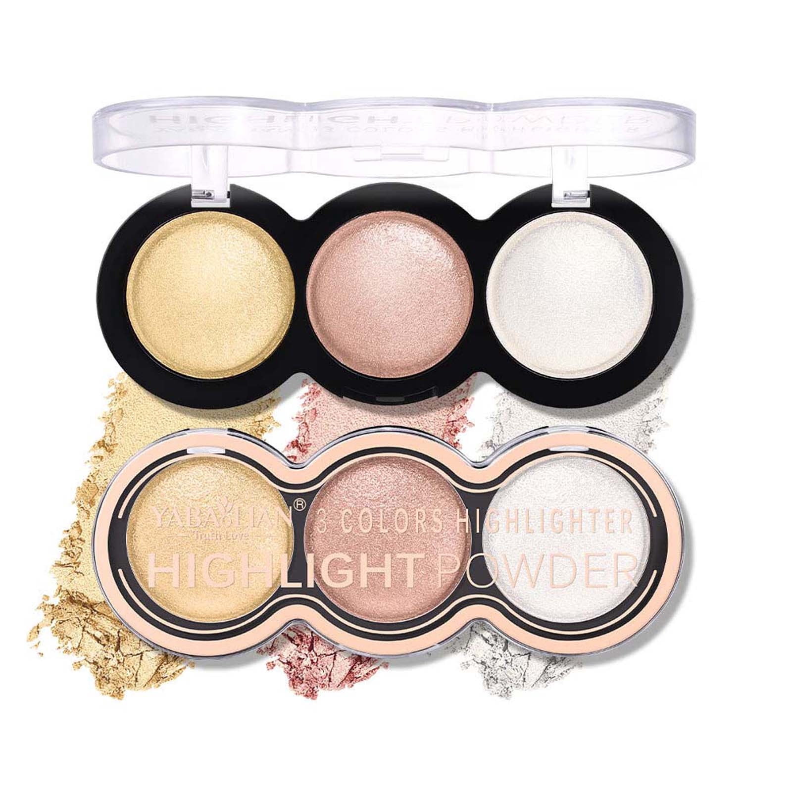Qaailabf Natural Glow Double Blush Palette - 2.5g Lightweight Pigmented ...