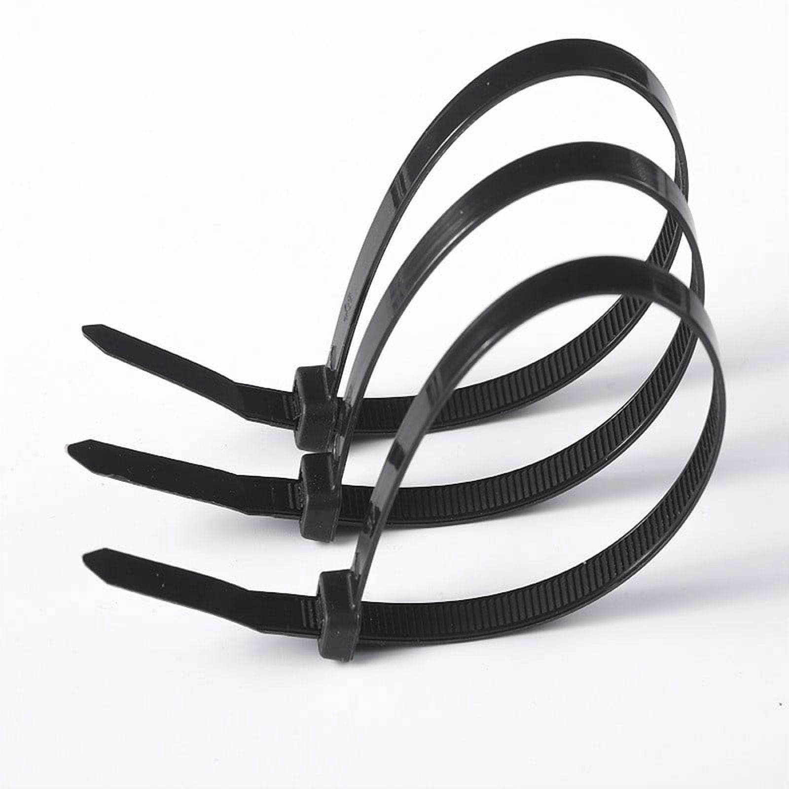 Qaailabf Nylon Universal Cable Ties Heavy Duty Zip Ties | 100 Pack ...