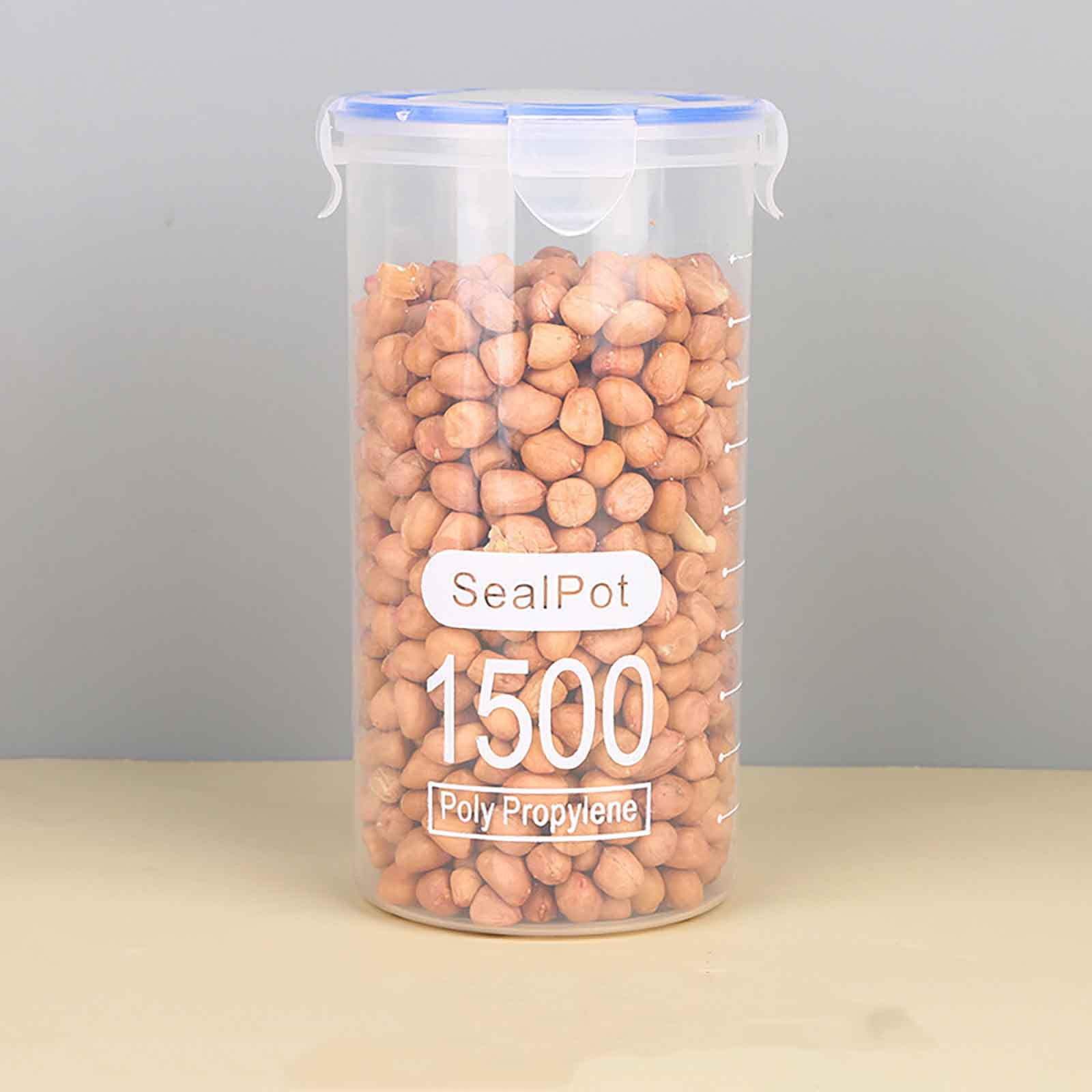 Qaailabf Plastic Food Storage Containers with Airtight Seal ...