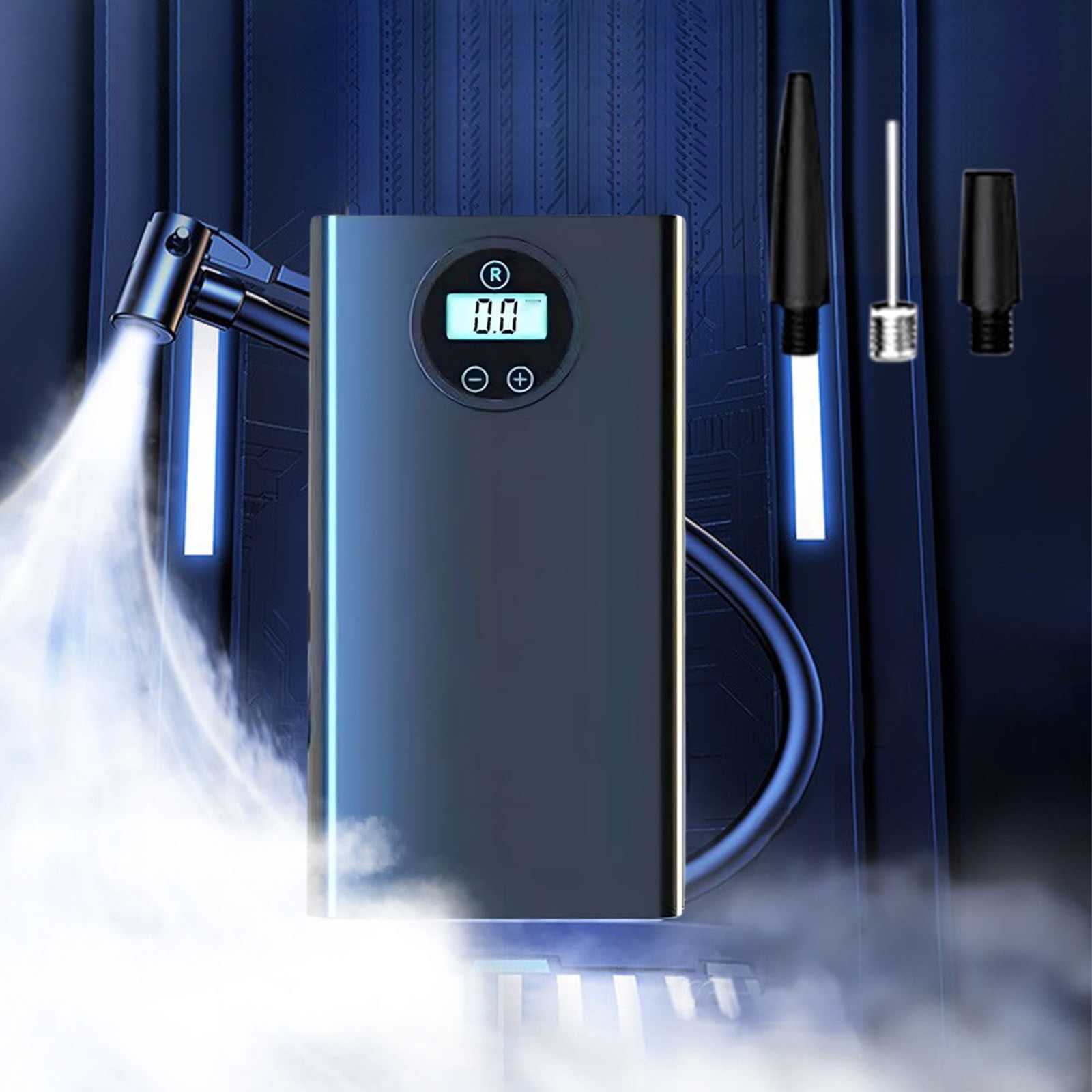 Qaailabf Portable Car Inflator Pump, Copper Motor Airflow Boosting ...