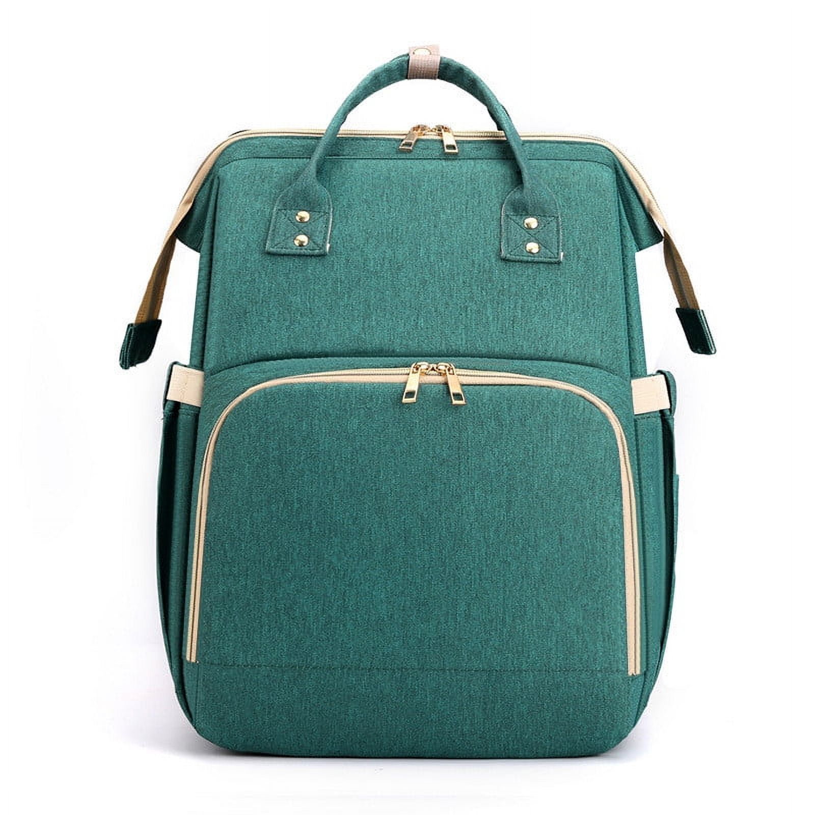 Qaailabf Portable Folding Baby Crib BackPcs Multi-functional Diaper Bag ...