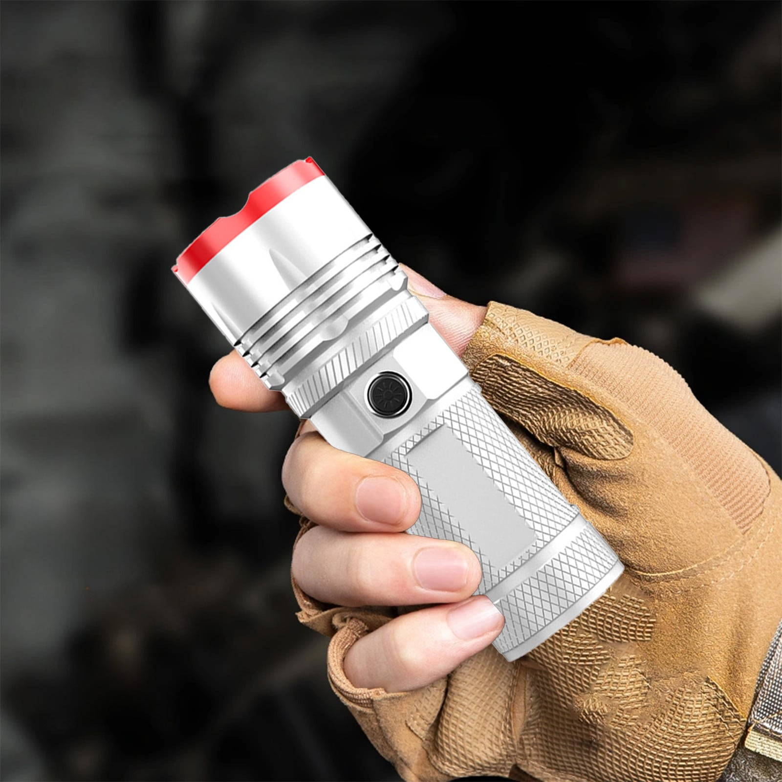 Rechargeable Outdoor Flashlight | High Lumen Strong Light Torch | Built ...