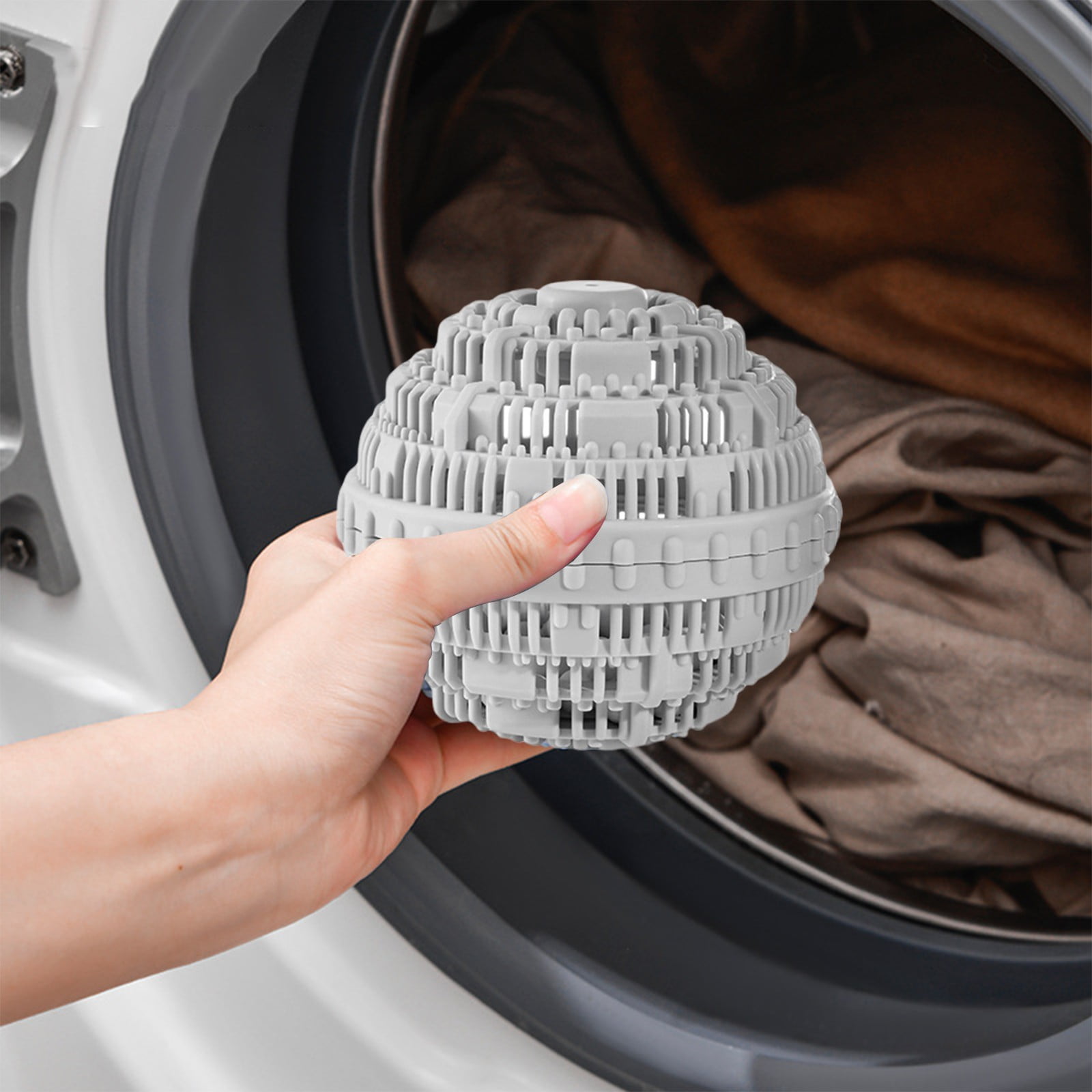 Qaailabf Reusable Anti-Tangle Laundry Ball Filter for Washing Machine ...