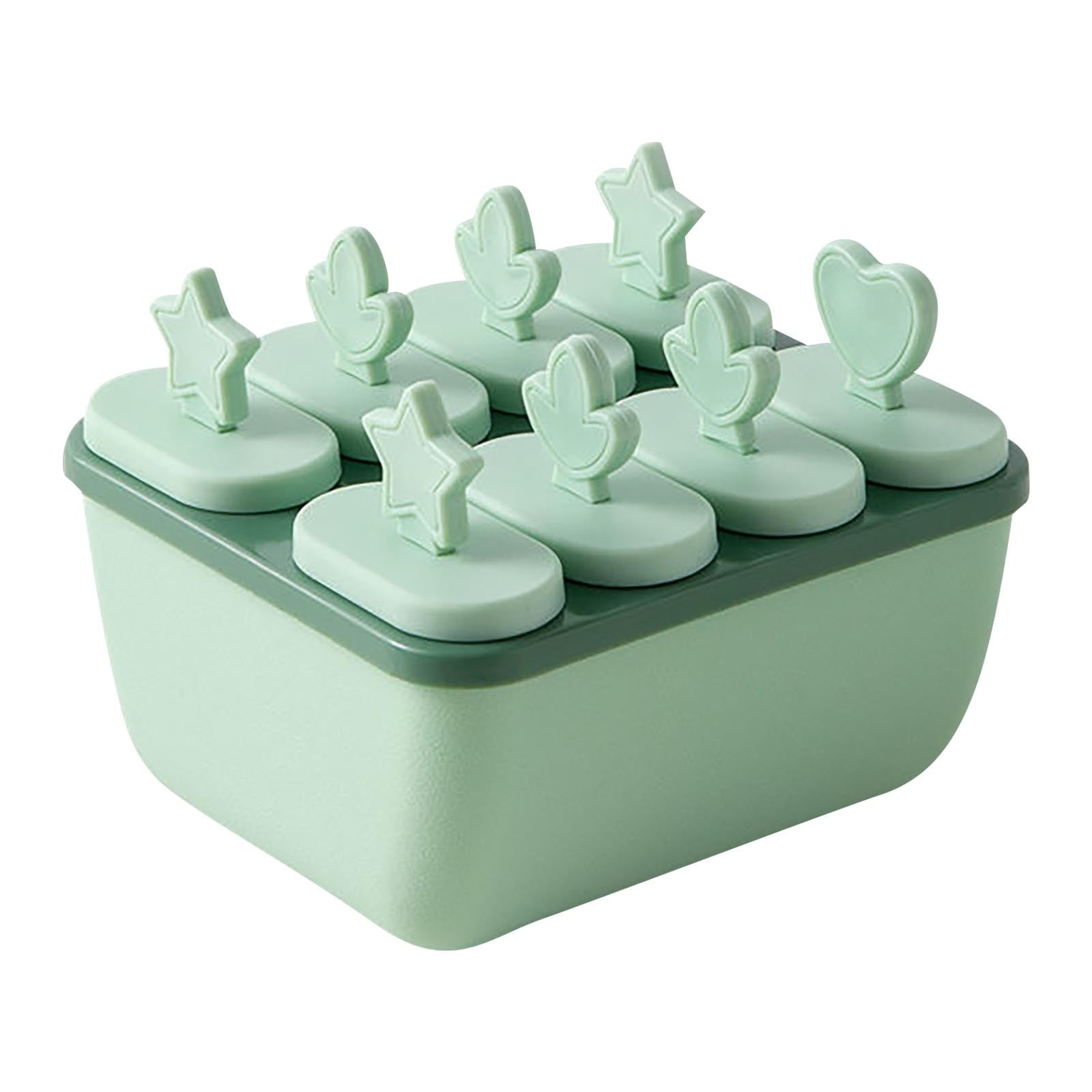 Qaailabf Reusable Popsicle Mold Maker Set - 8 Cavity Food Grade PP ...