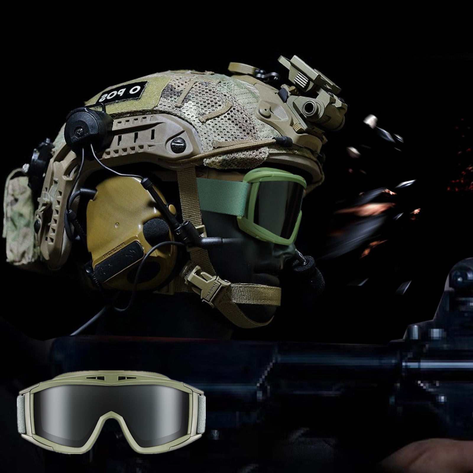 Qaailabf Safety Goggles Anti-Fog & Anti-Scratch, ANSI Z87.1 Compliant ...