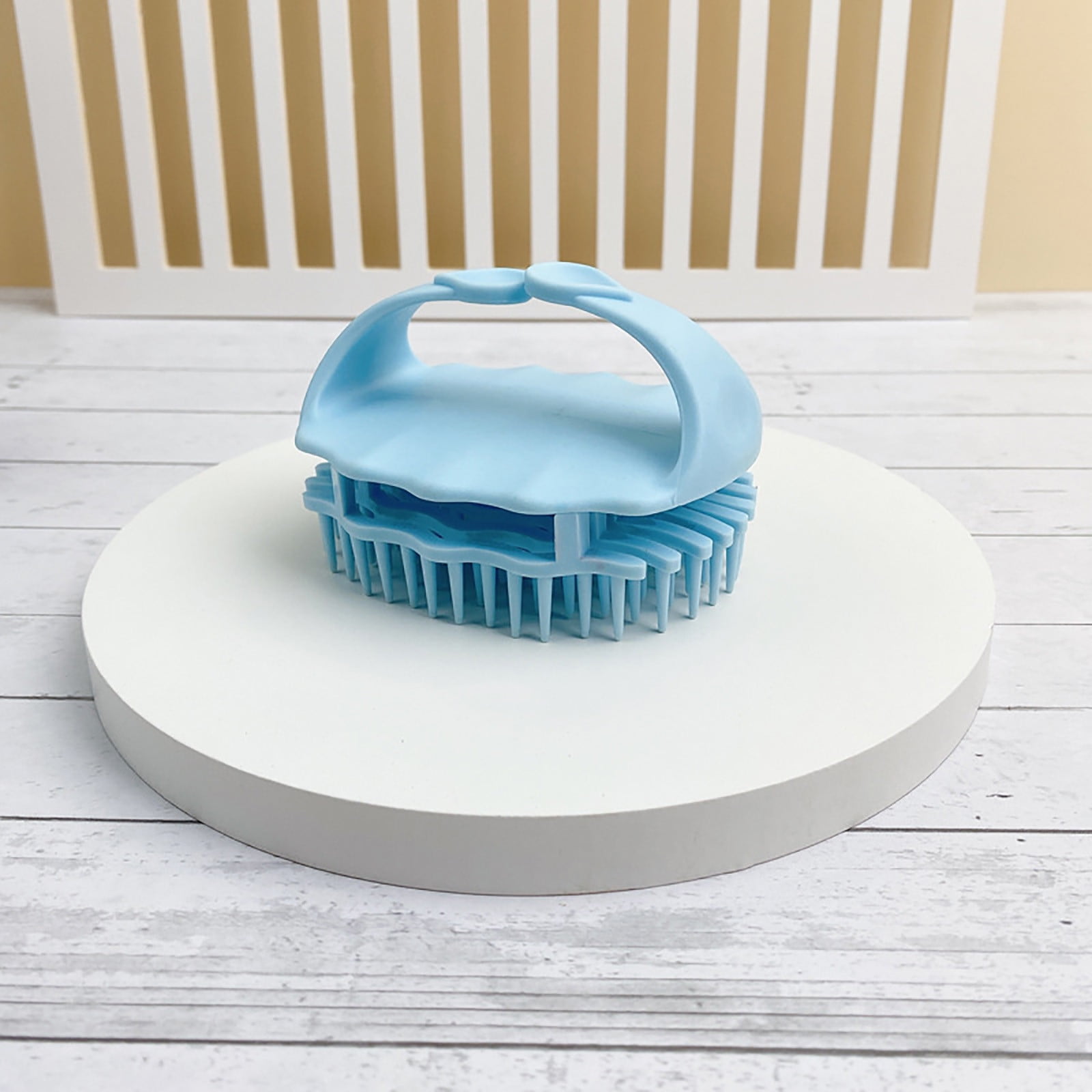 Qaailabf Silicone Scalp Massage Shampoo Brush – Hair Washing Comb for ...