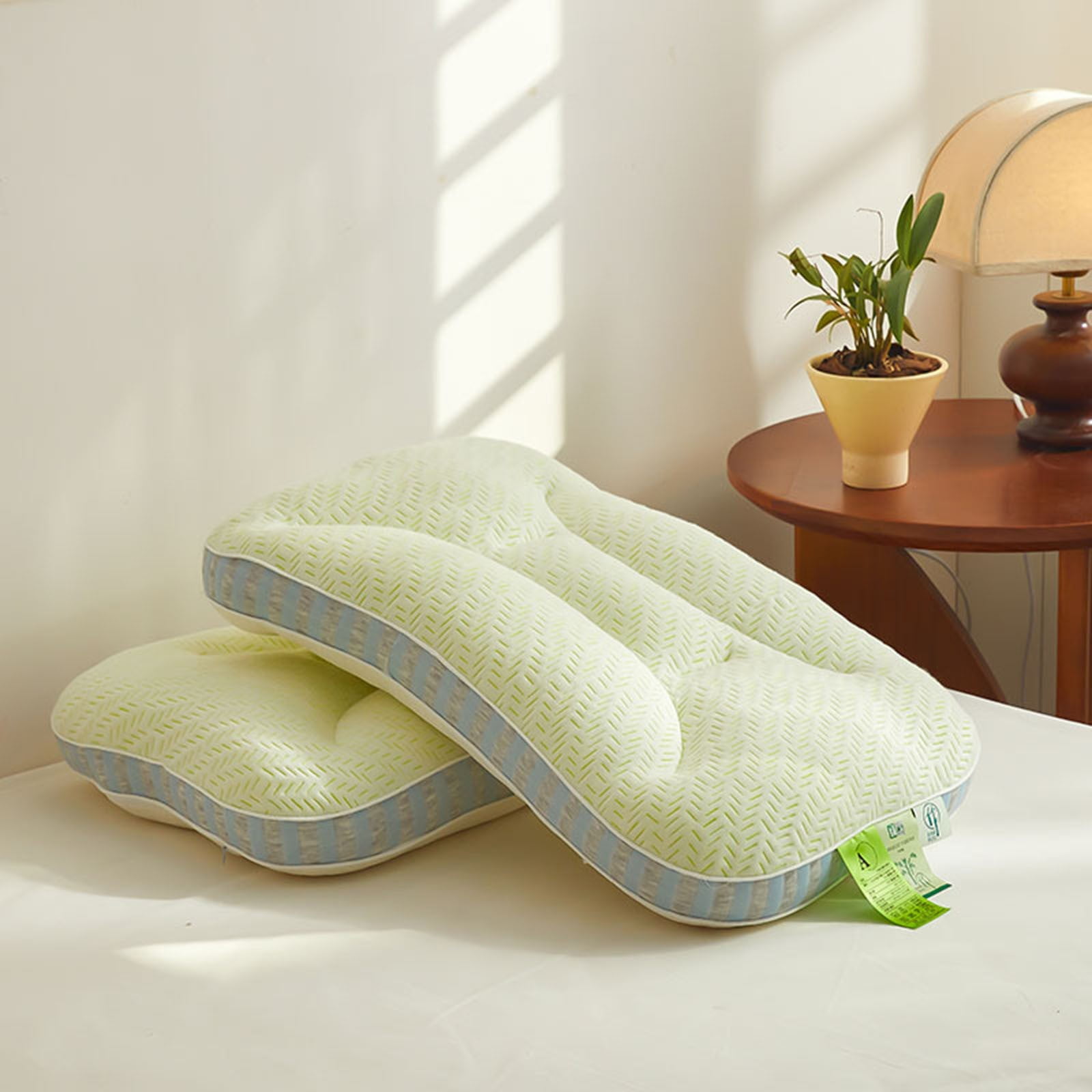 Charcoal Fiber Cervical Support Sleep Aid Pillow Core | Pressure Relief ...