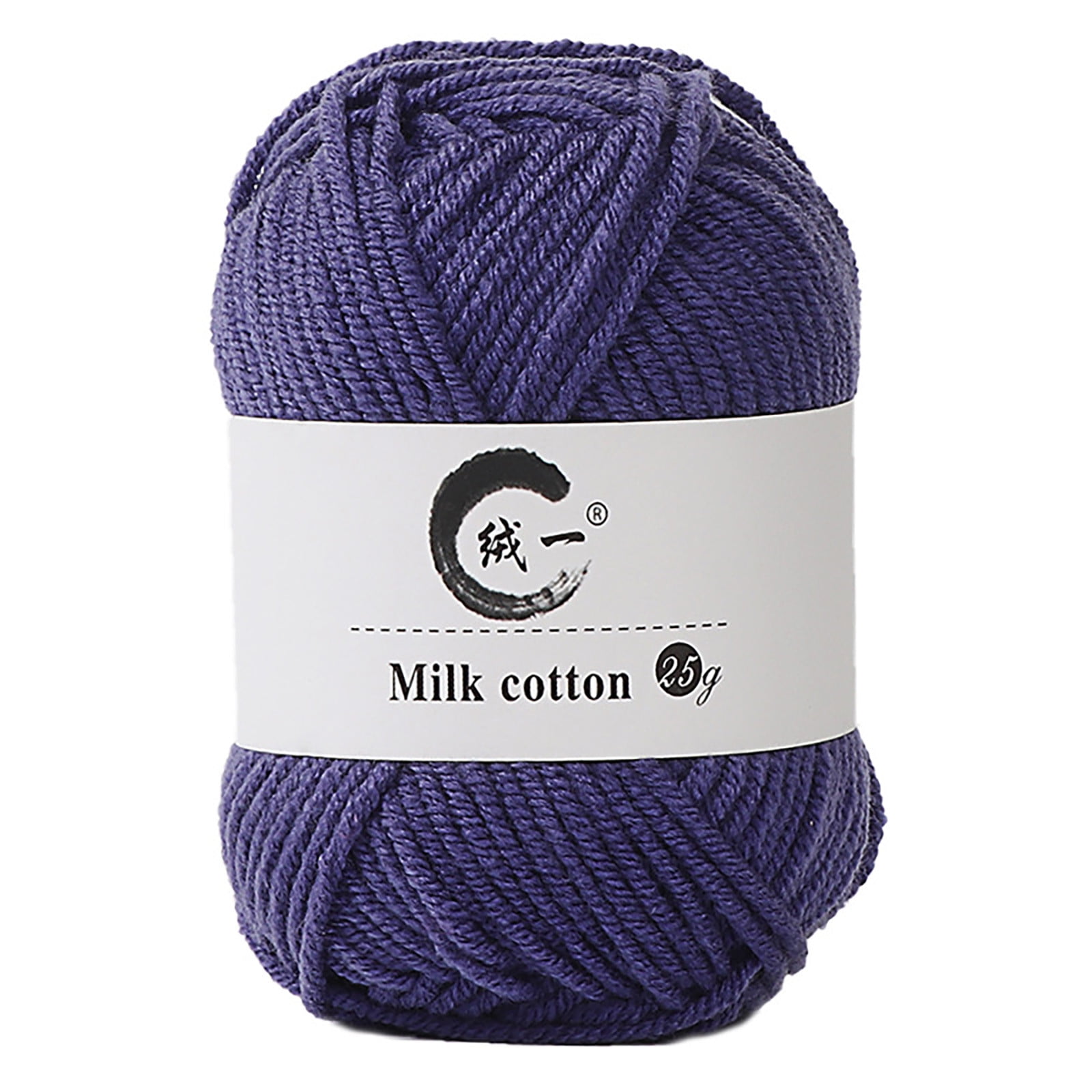 Qaailabf Colorful Knitting Crochet Yarn 25g | Milk Cotton Wool | Soft Baby Yarn for DIY Crafts ...