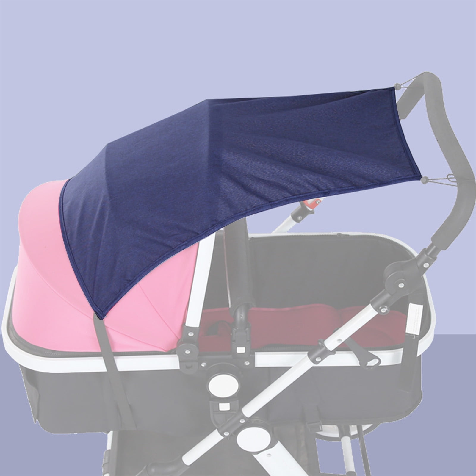 Qaailabf Universal Stroller Sunshade | High-View Stroller Shade | UV ...