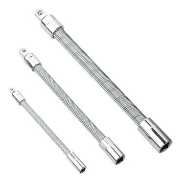 3/8" & 1/2" Drive Breaker Bar, 16-Inch Long Extension with 180-Degree ...