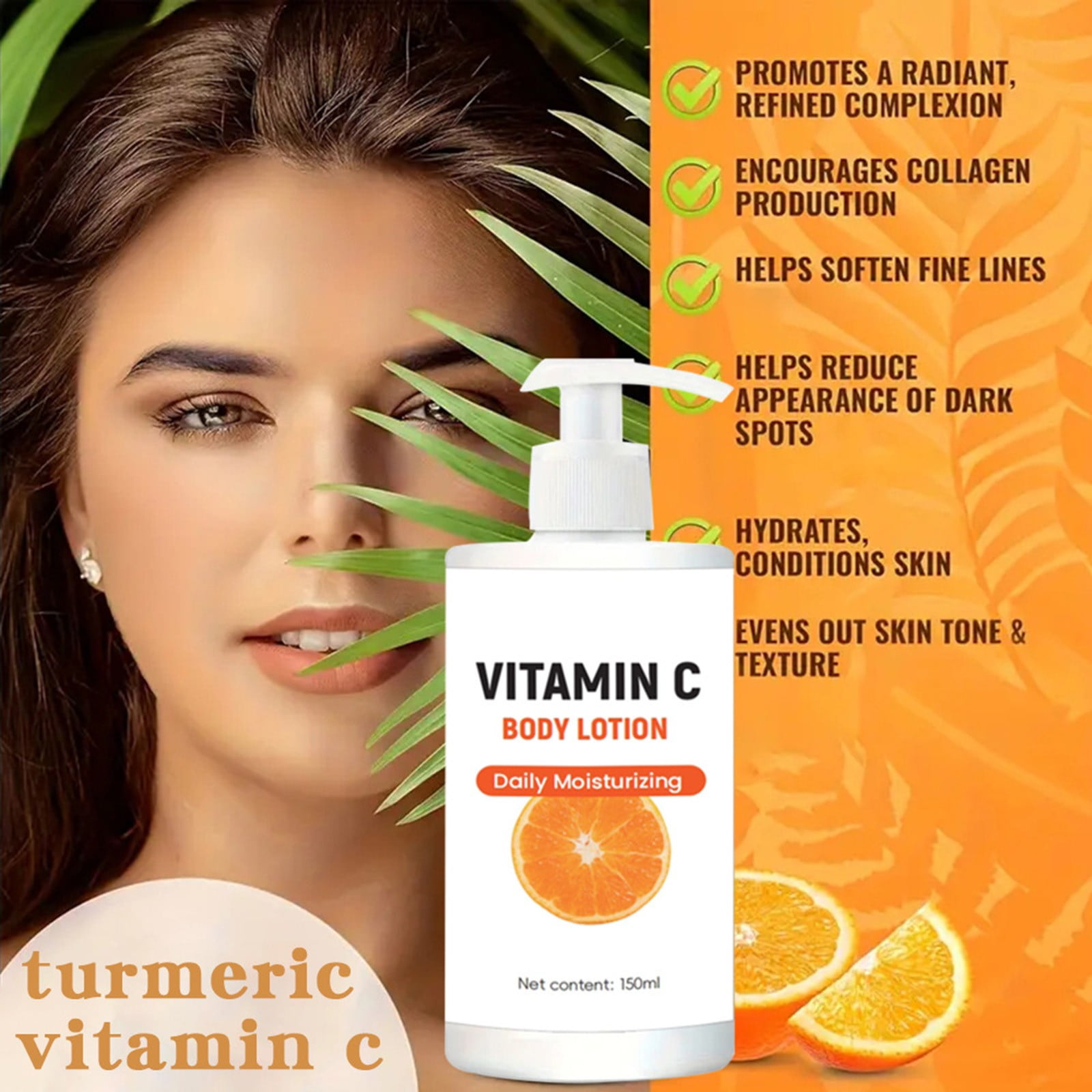 Qaailabf VC Body Lotion 150ml - High Concentration Antioxidant with ...