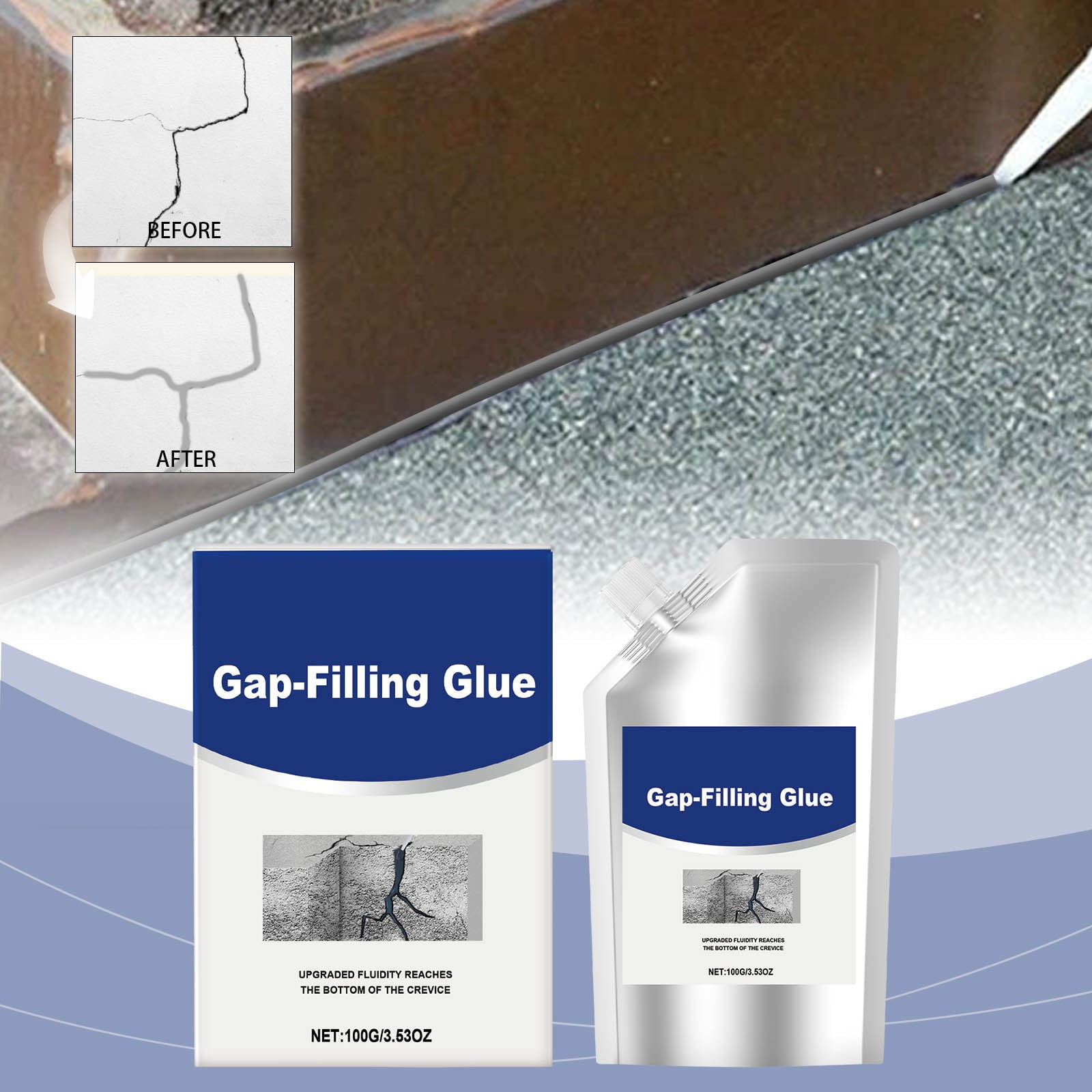 Qaailabf Waterproof Adhesive Sealant | Fast-Drying Invisible Flexible ...