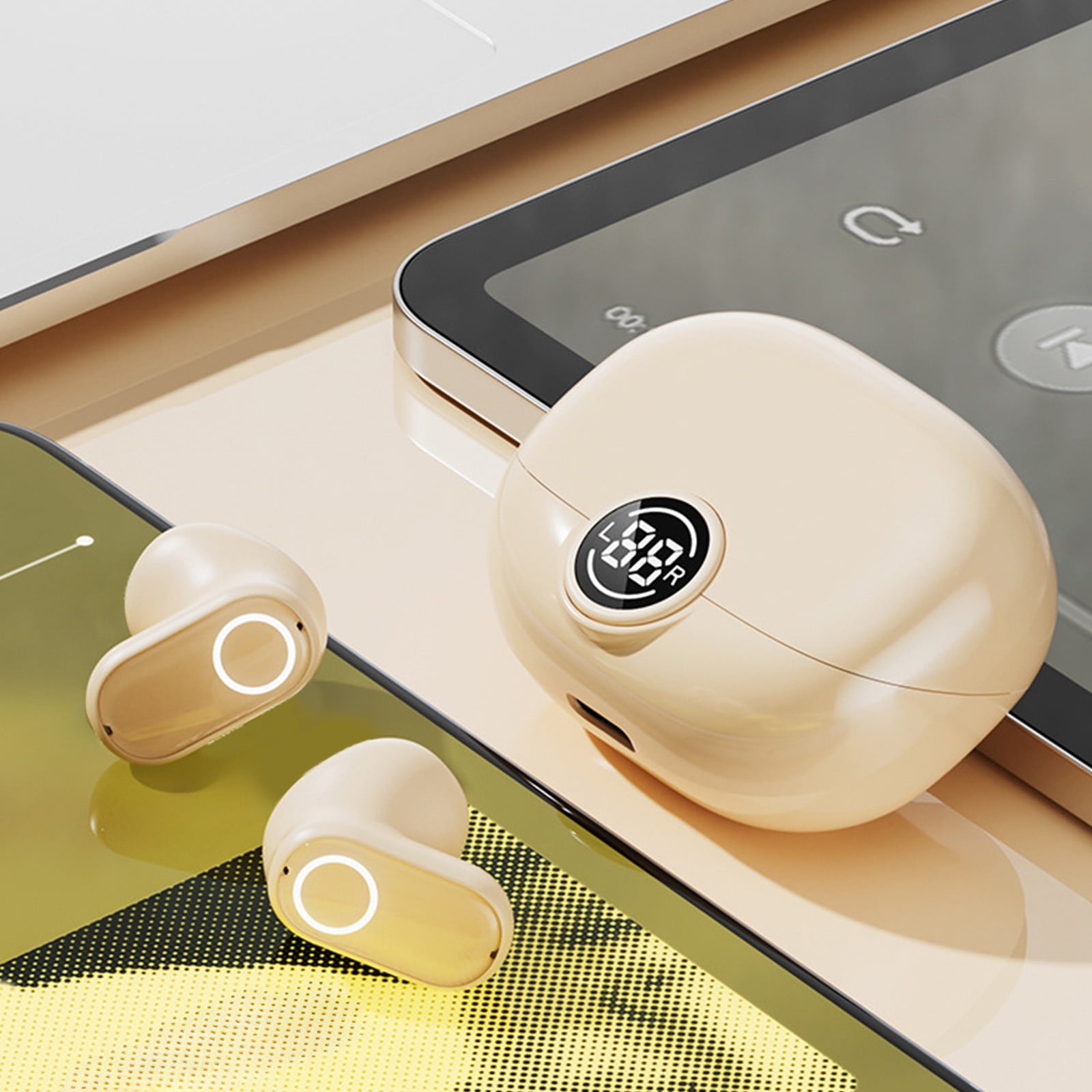 Qaailabf Intelligent Language Translation Wireless Bluetooth Earbuds ...