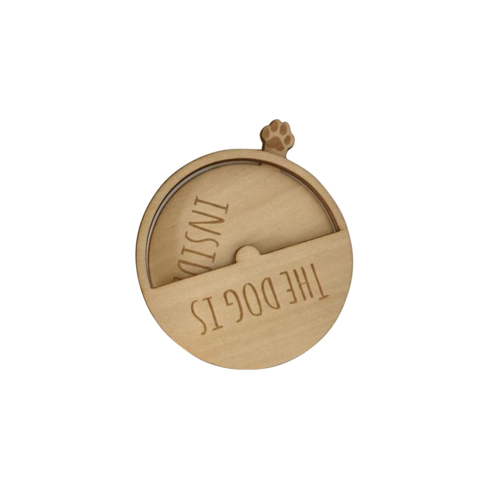 Qaailabf Wooden Kitchen Label Refrigerator Magnets - Clear Food ...