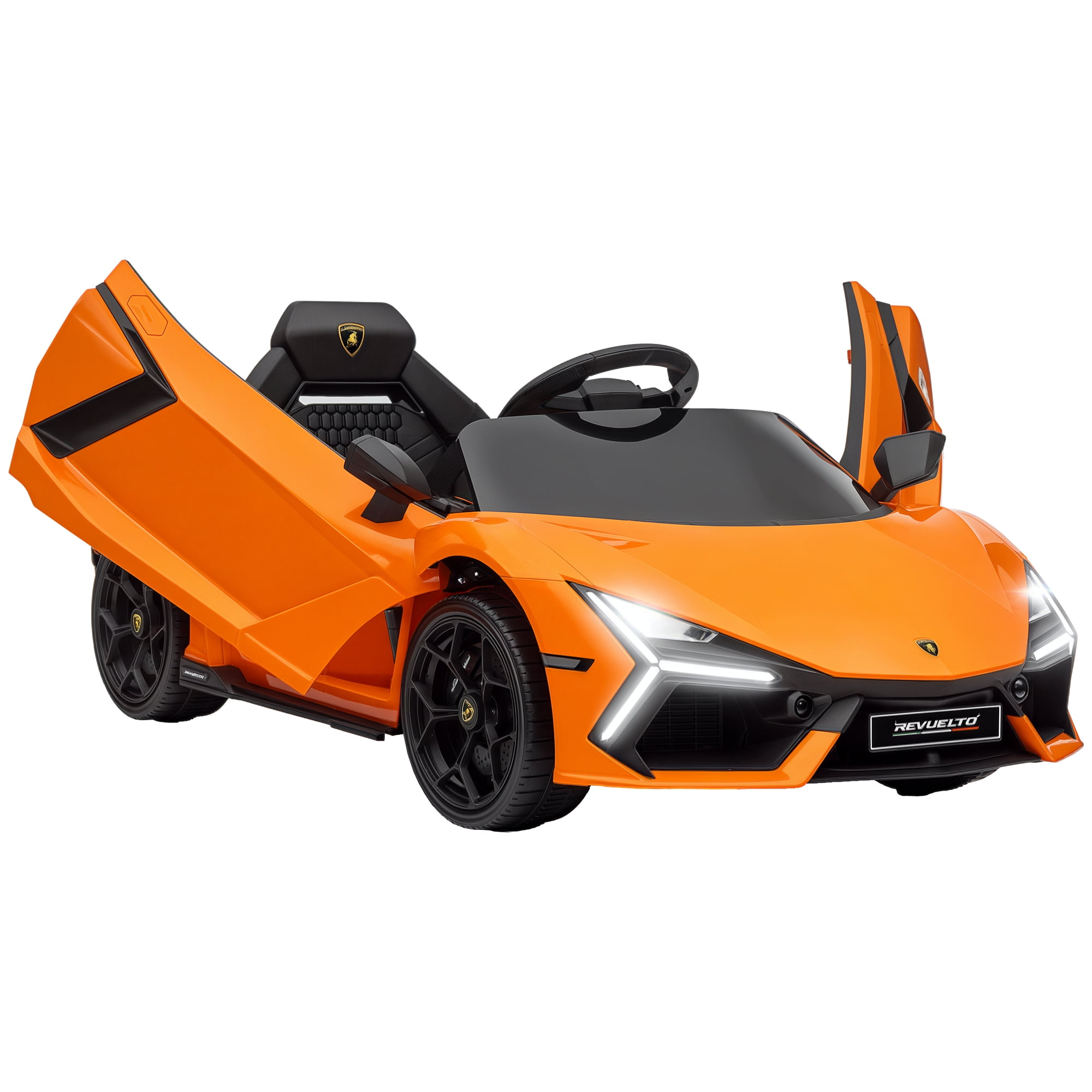 Qaba Lamborghini Revuelto Licensed 12V Kids Electric Car, Battery ...