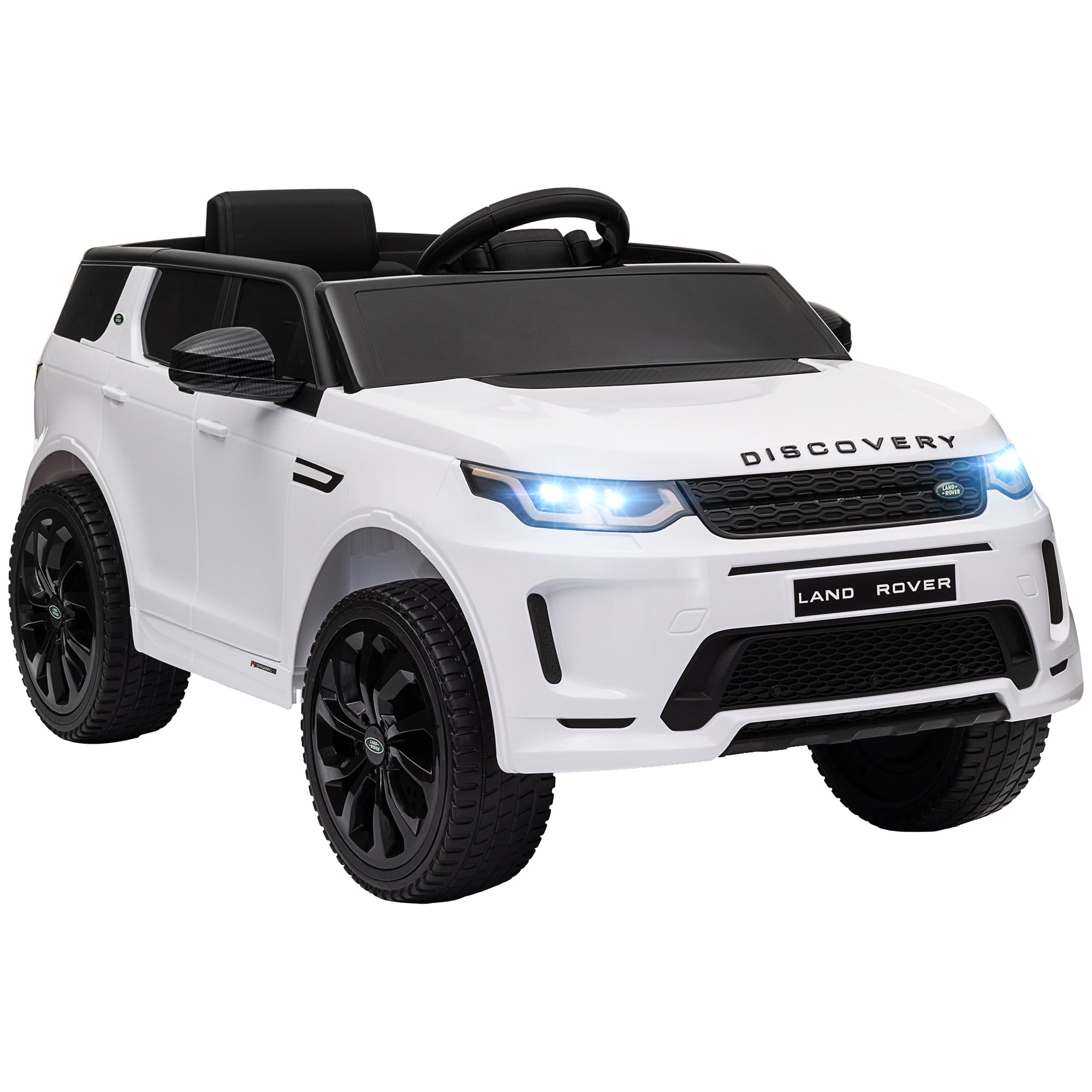 Qaba Land Rover Discovery Sport Licensed 12V Kids Ride on Car, Battery ...