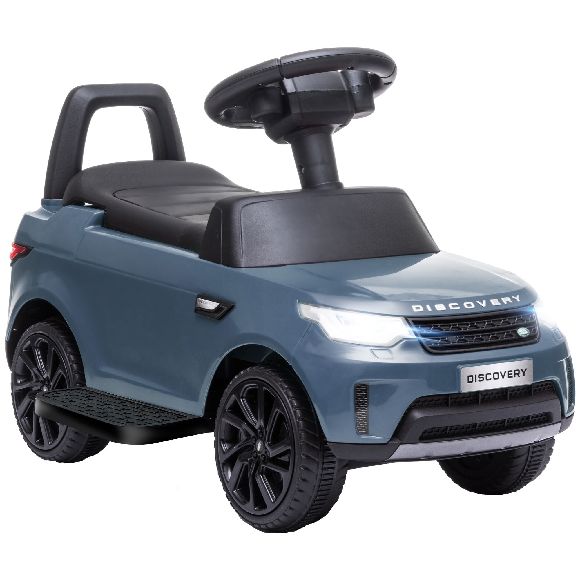 Qaba Land Rover Licensed 6V Ride on Push Car, 2 in 1 Sliding Car ...