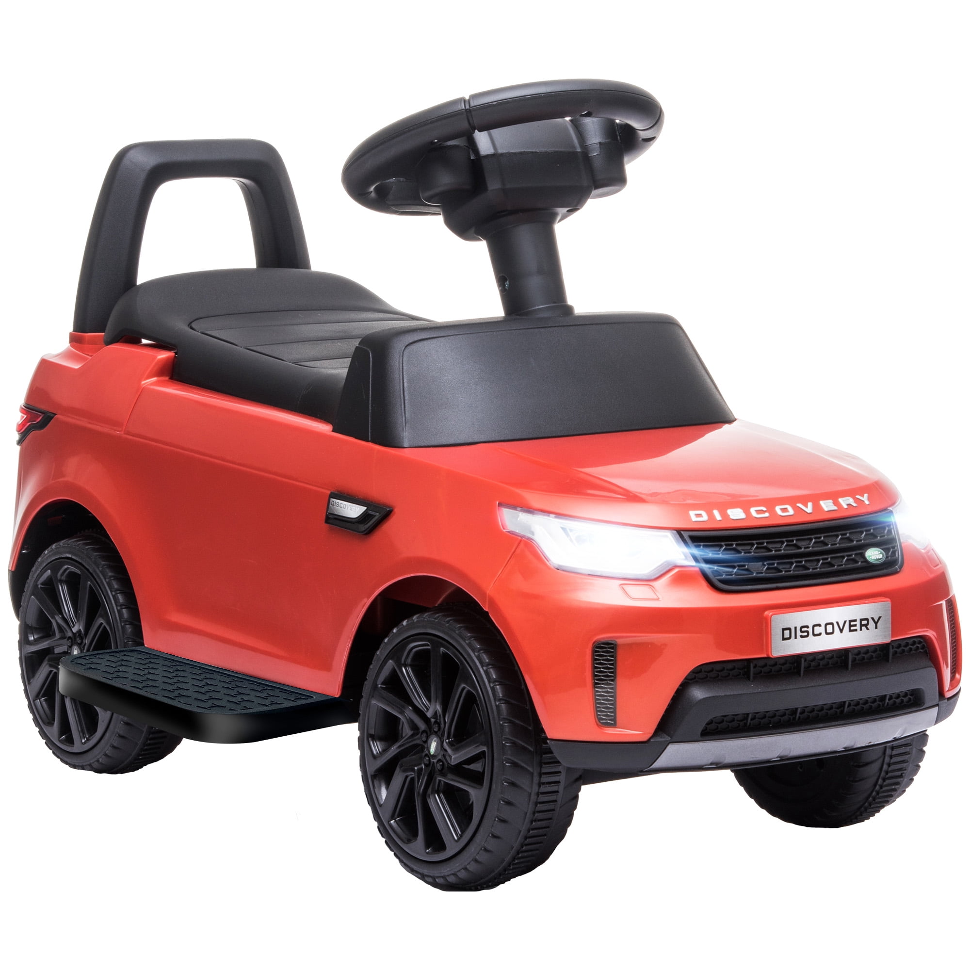 Qaba Land Rover Licensed 6V Ride on Push Car, 2 in 1 Sliding Car ...