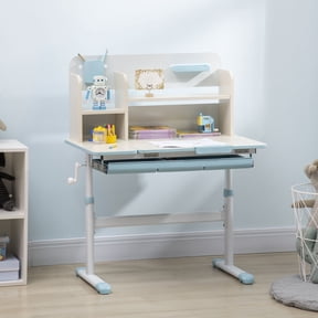 WILK Solid Wood Kids Study Desk Drafting Table Student's Computer ...