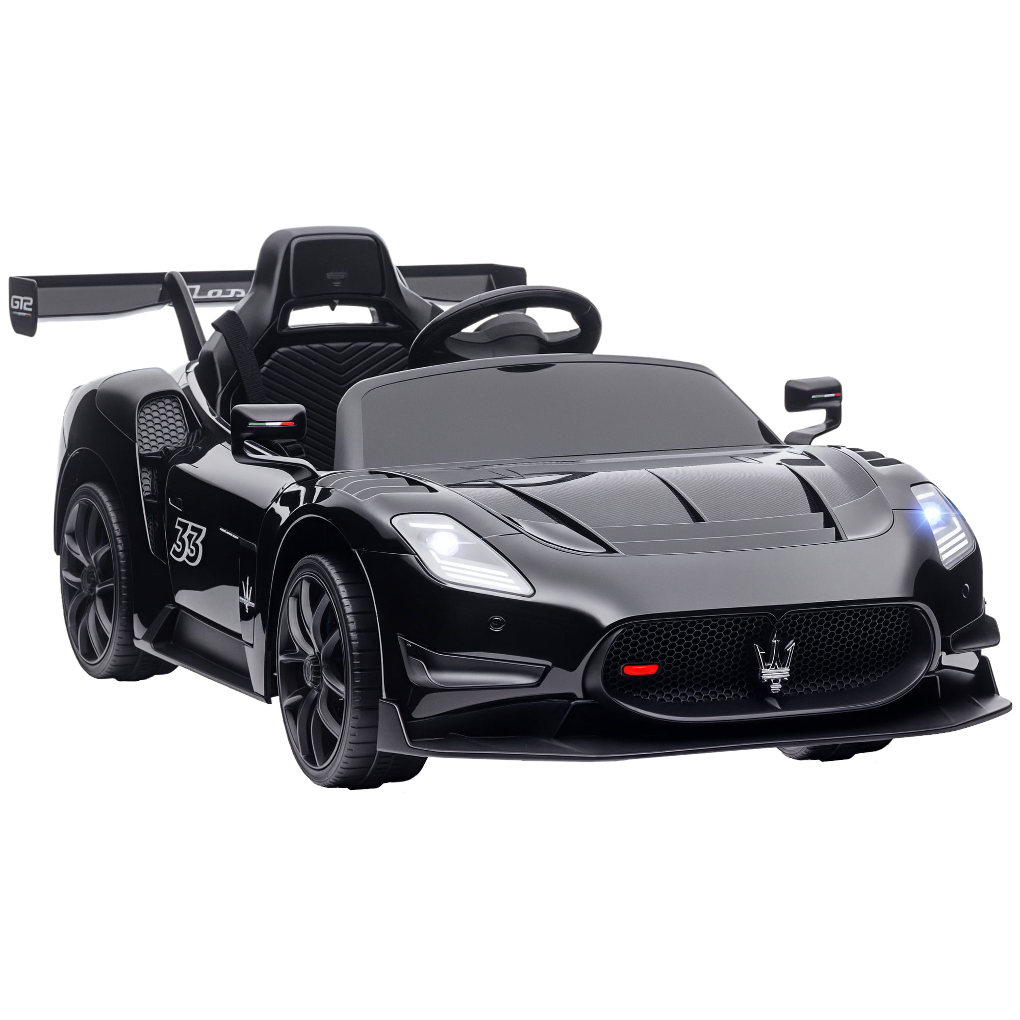 Qaba Maserati GT2 Licensed Ride On Car, 12V Battery Powered Electric ...