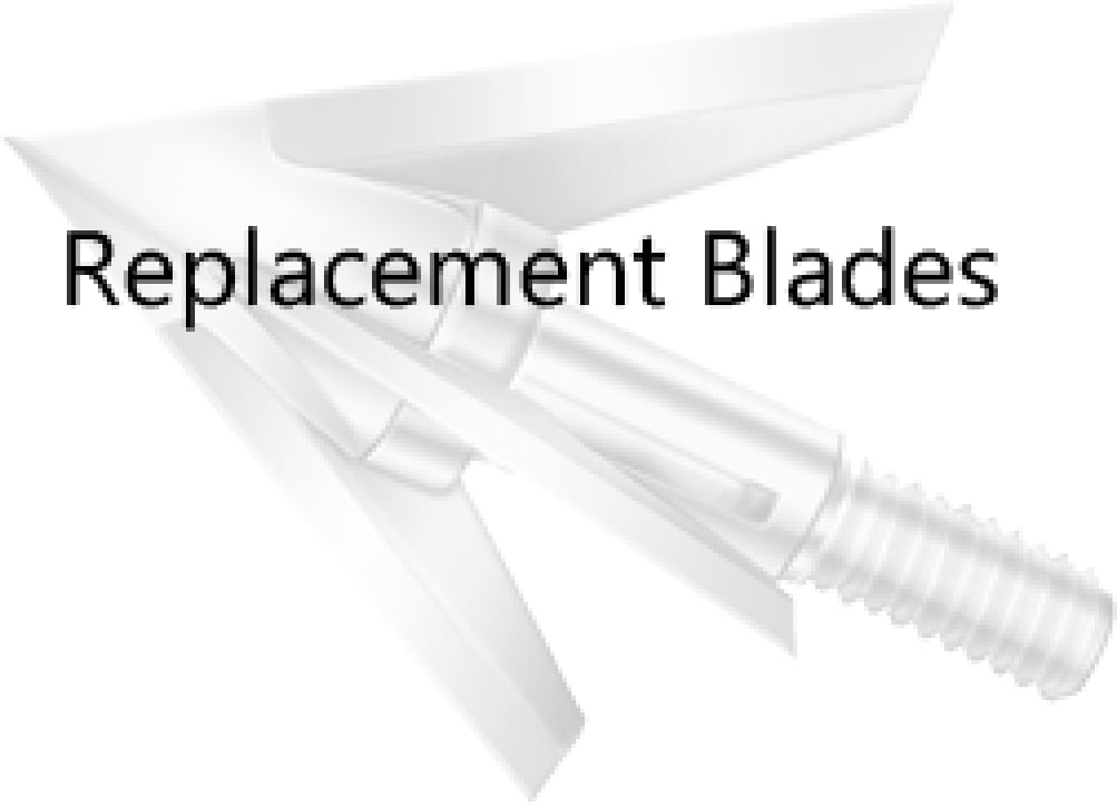 Qad Exodus Broadhead Replacement Blades, Swept - Standard and Crossbow ...