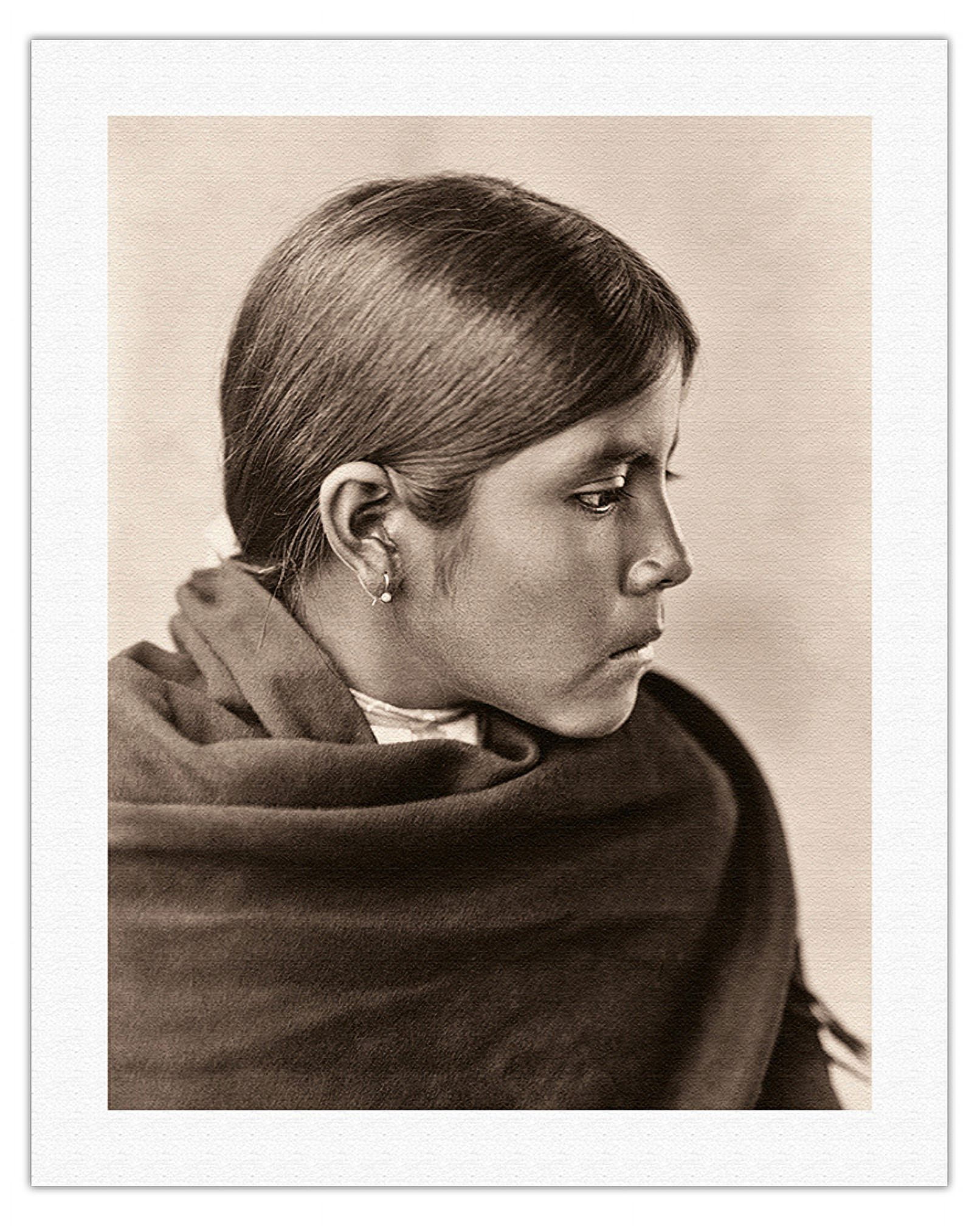 Qahatika Girl - North American Indian - Vintage B&W Historical ...