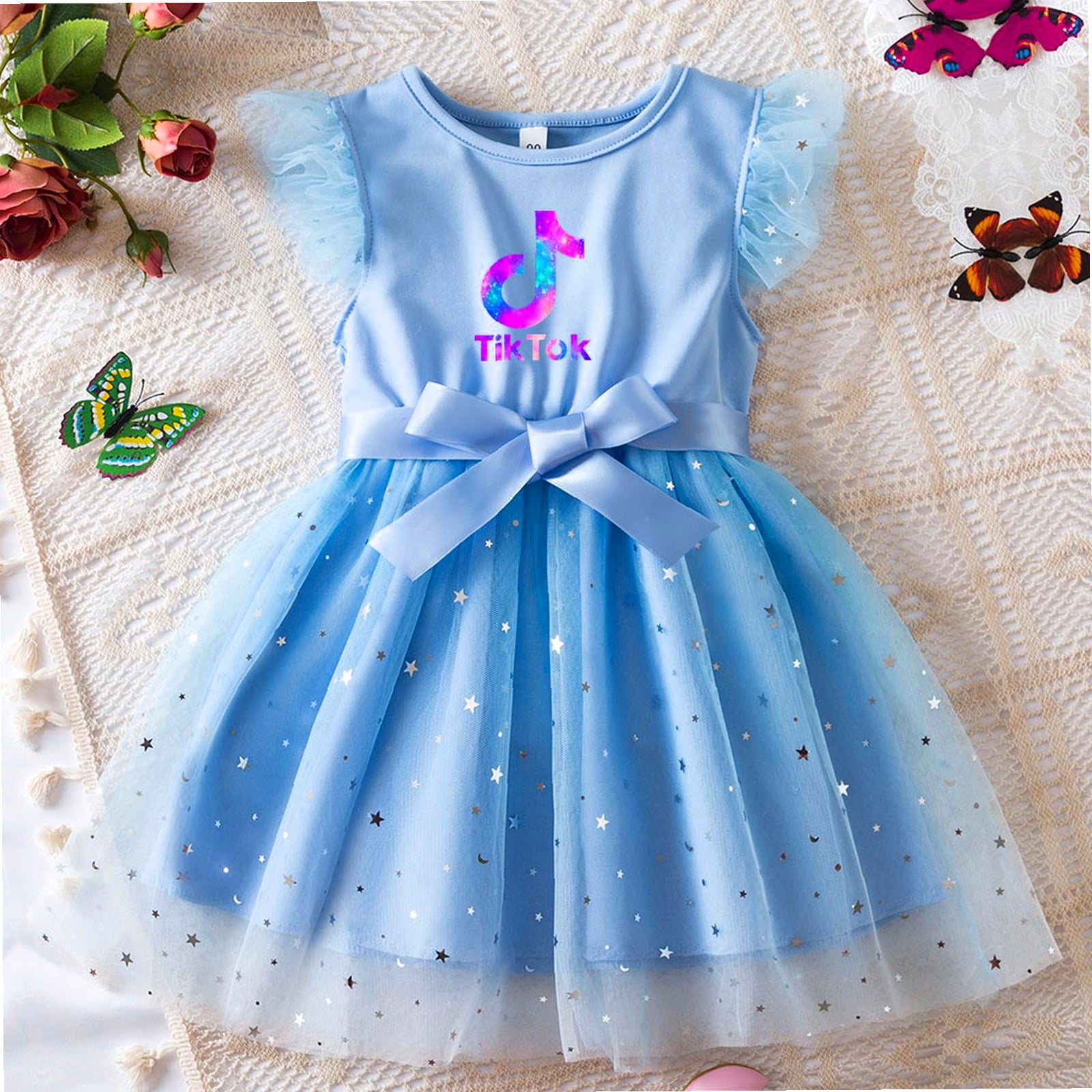 Qaheey Cute TikTok Girl's Dress - Trendy Styles for Kids, Perfect for ...