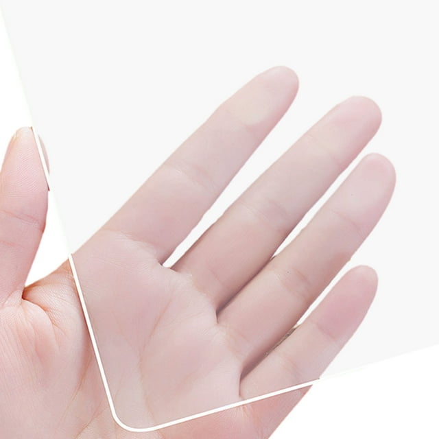 Qalabka 1pc Clear Desk Protector, Transparent Plastic Mat, Scratch ...