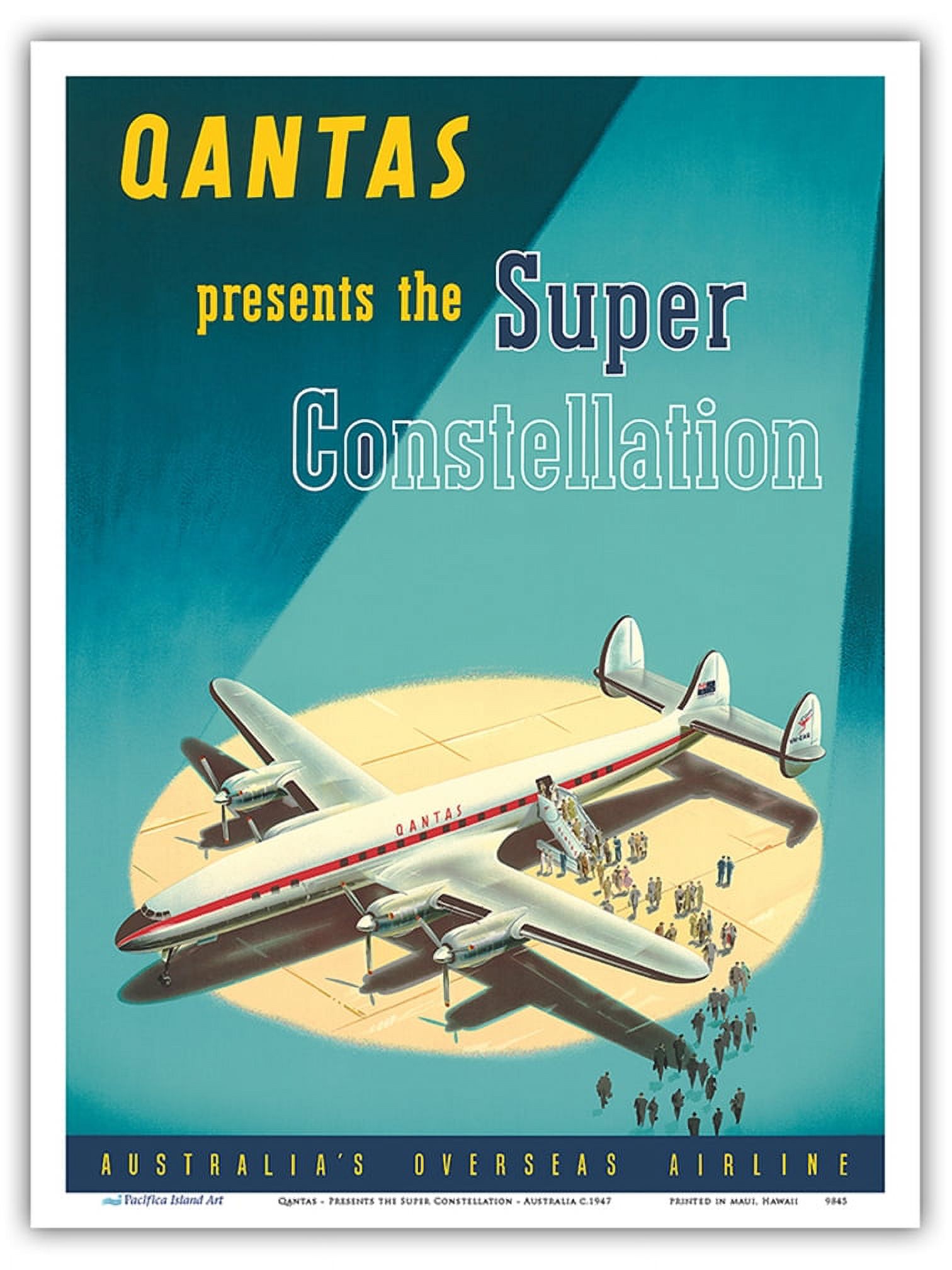 Qantas Empire Airways - Presents the Super Constellation - Australia ...